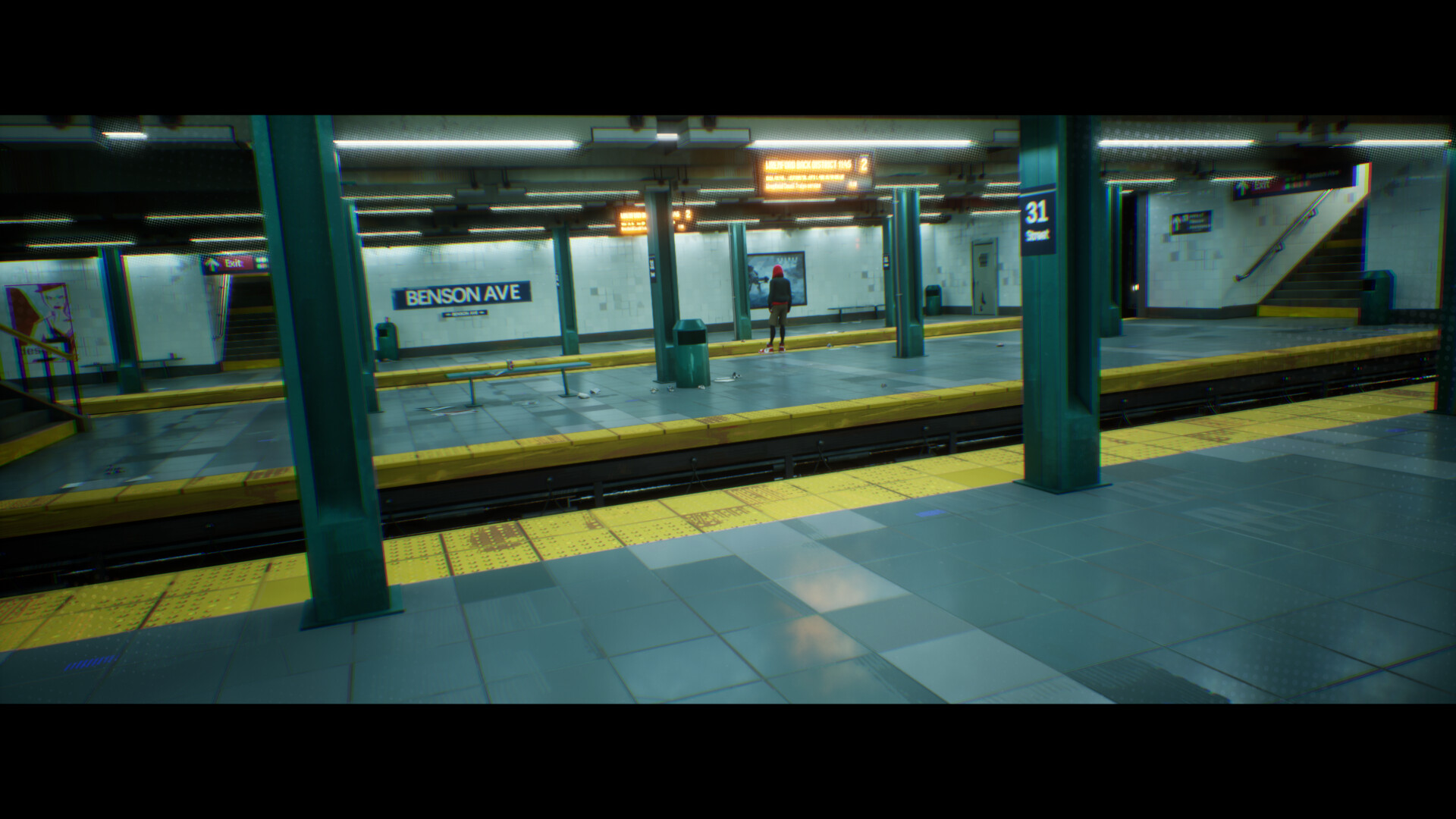 Y.P - UE5 Lumen Stylized subway station