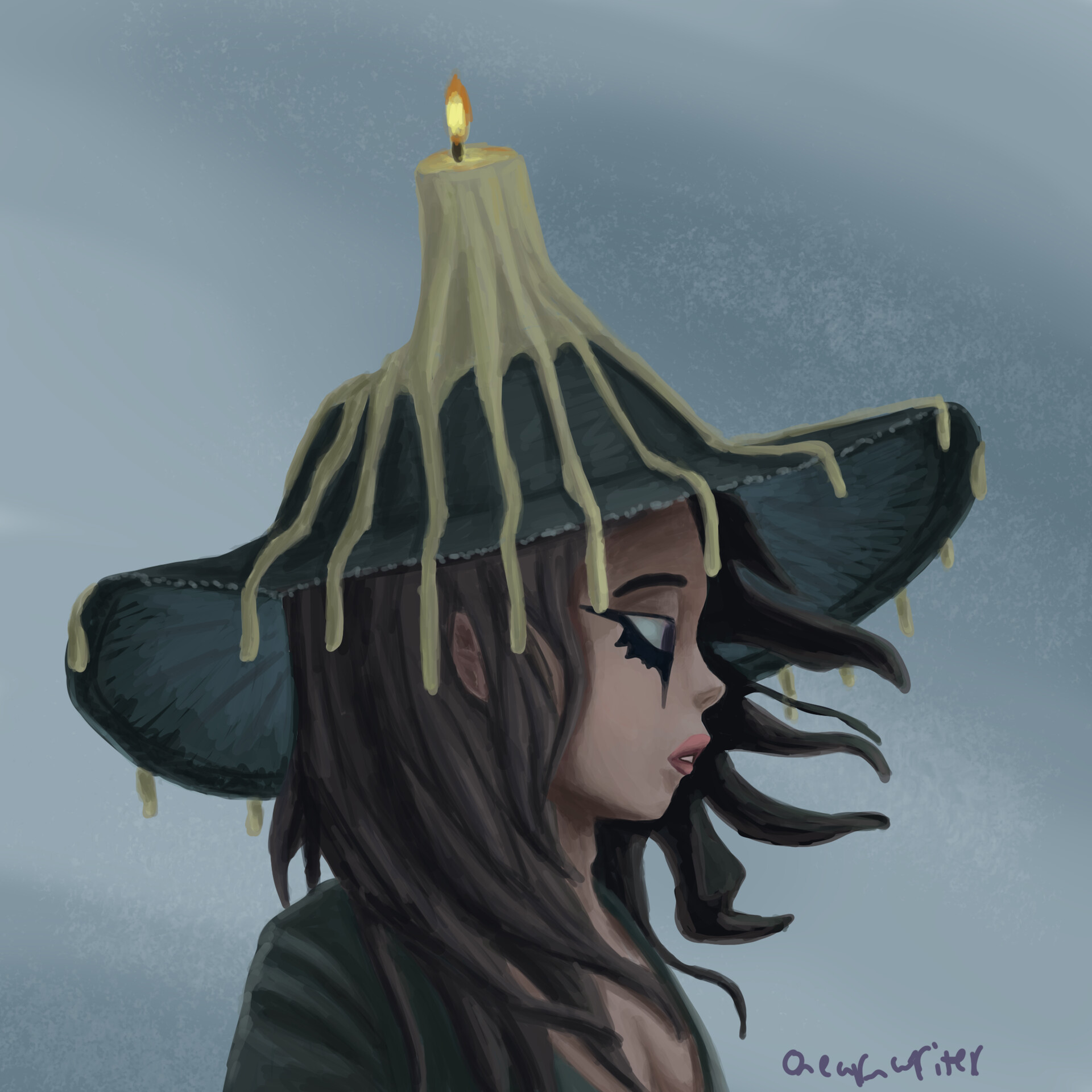 ArtStation - witch day 12 - candle