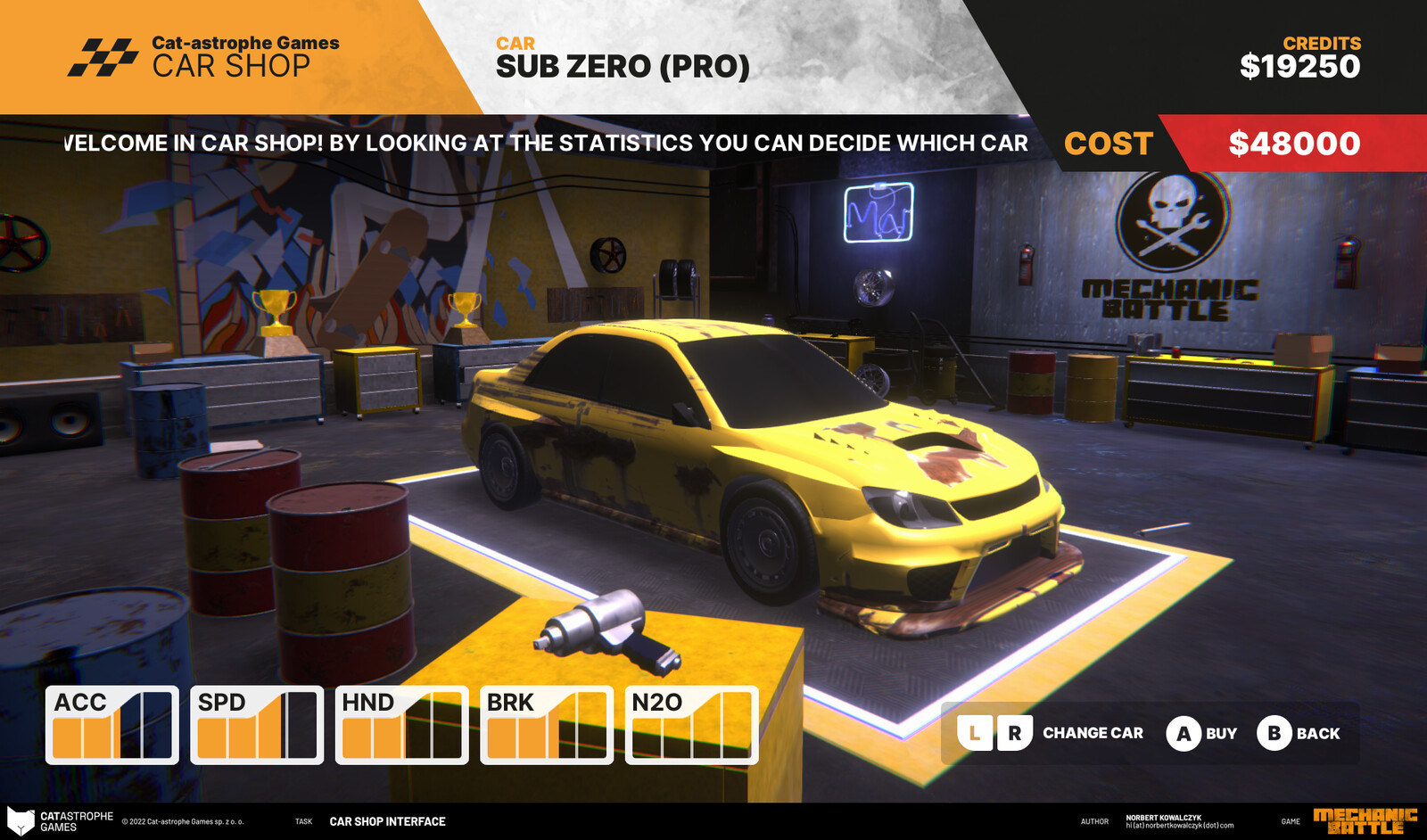 Norbert Kowalczyk - Mechanic Battle Interface