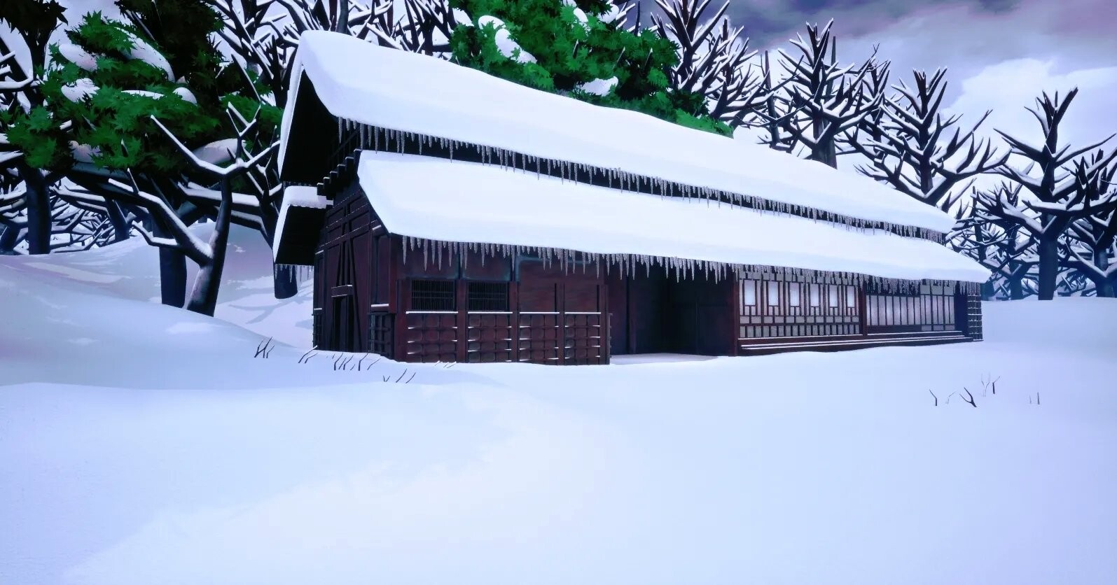 ArtStation - Wolf Children House