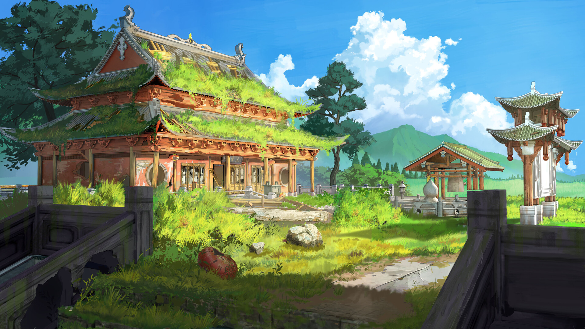 ArtStation - Taoist Temple