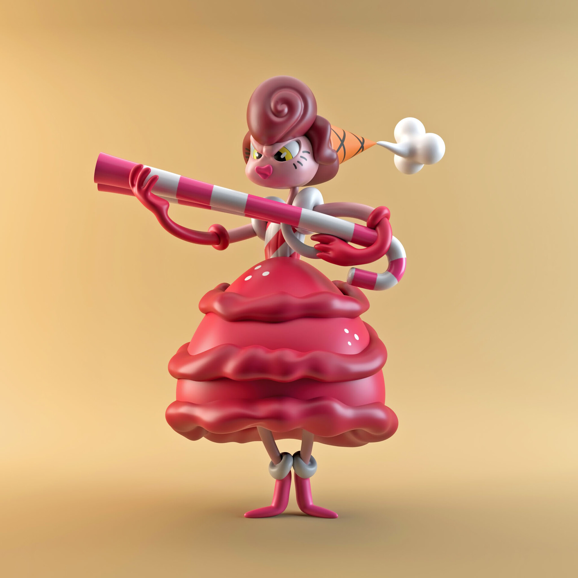 ArtStation - Baroness Von Bon Bon - Cuphead