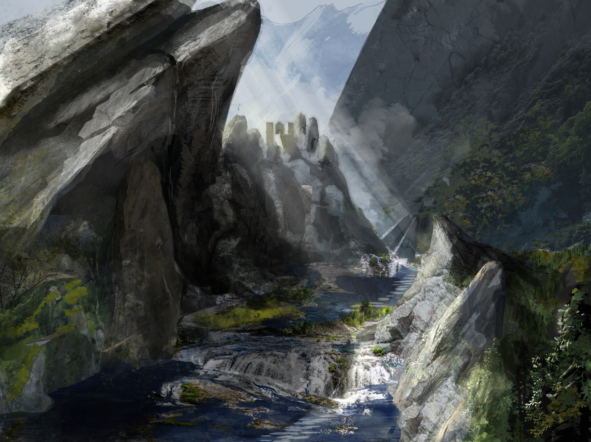 ArtStation - Mountain studies part II
