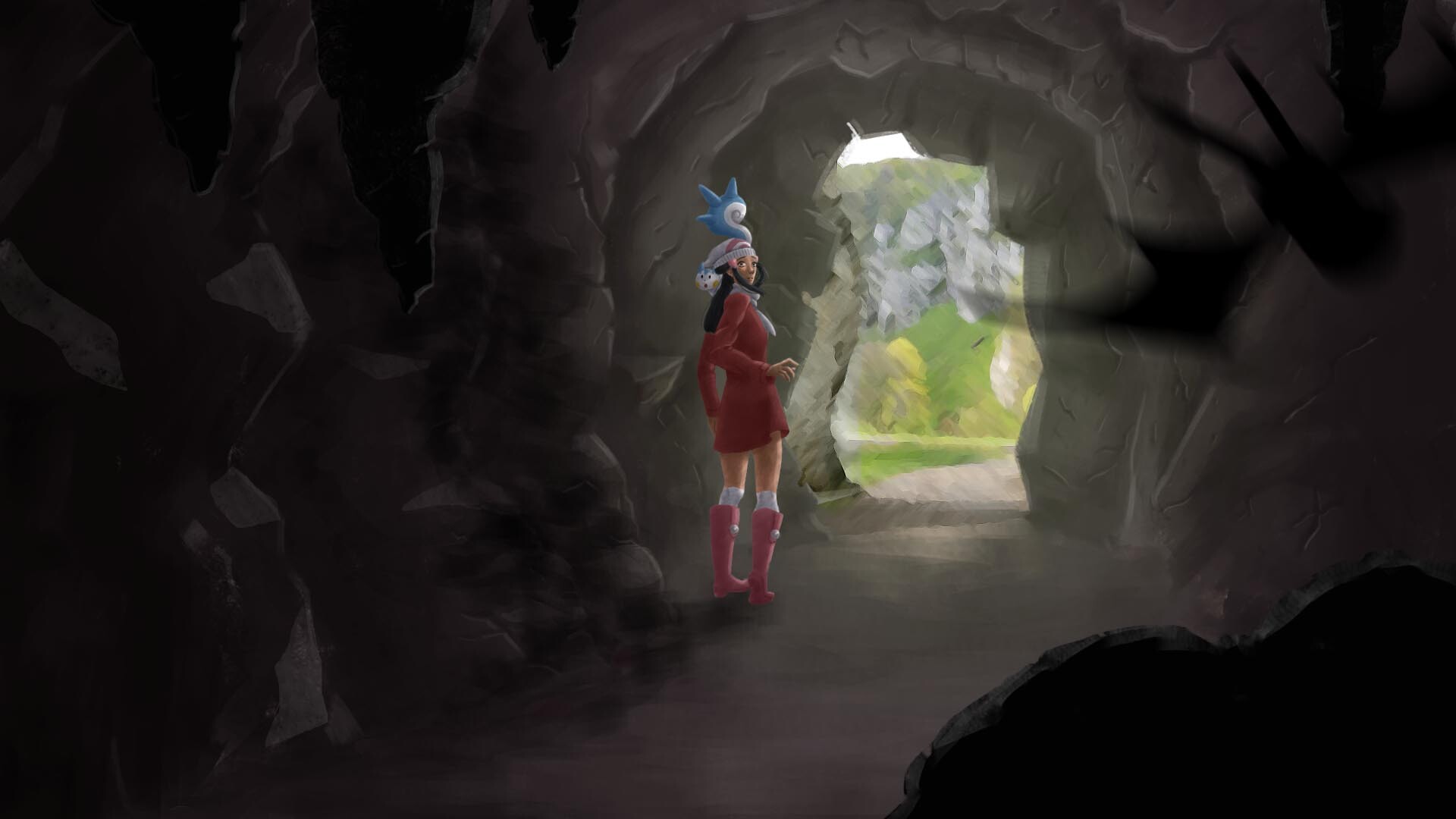 ArtStation - Cave exit