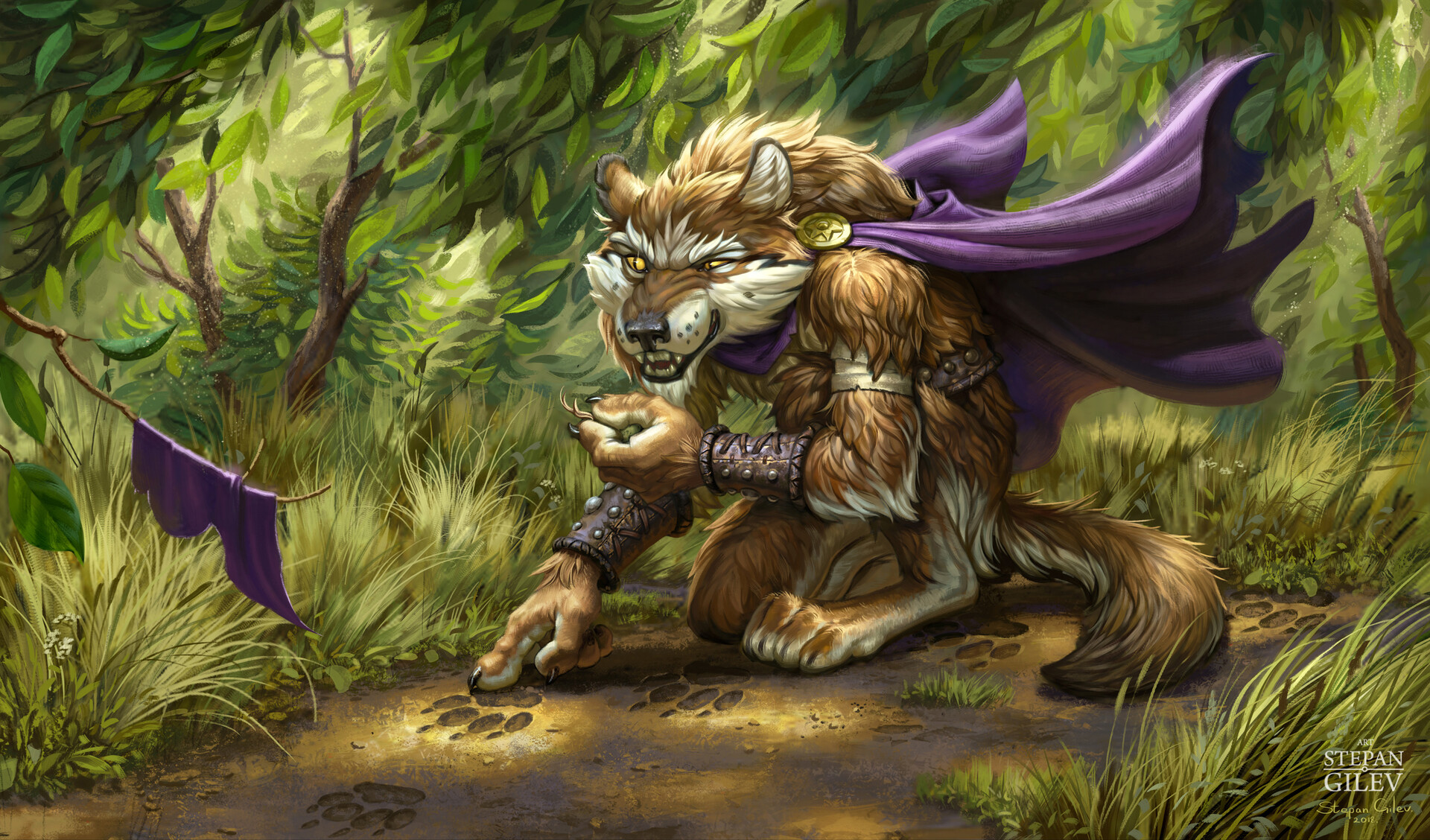 ArtStation - Wolf Ranger. Волк рейнджер