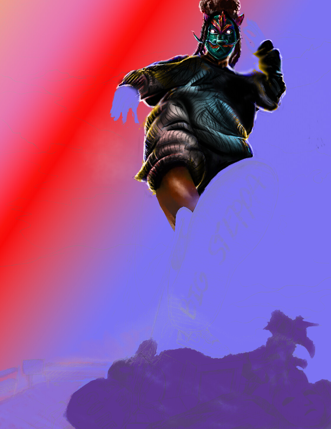 Sydney Wilson - "Big Steppa" Illustration