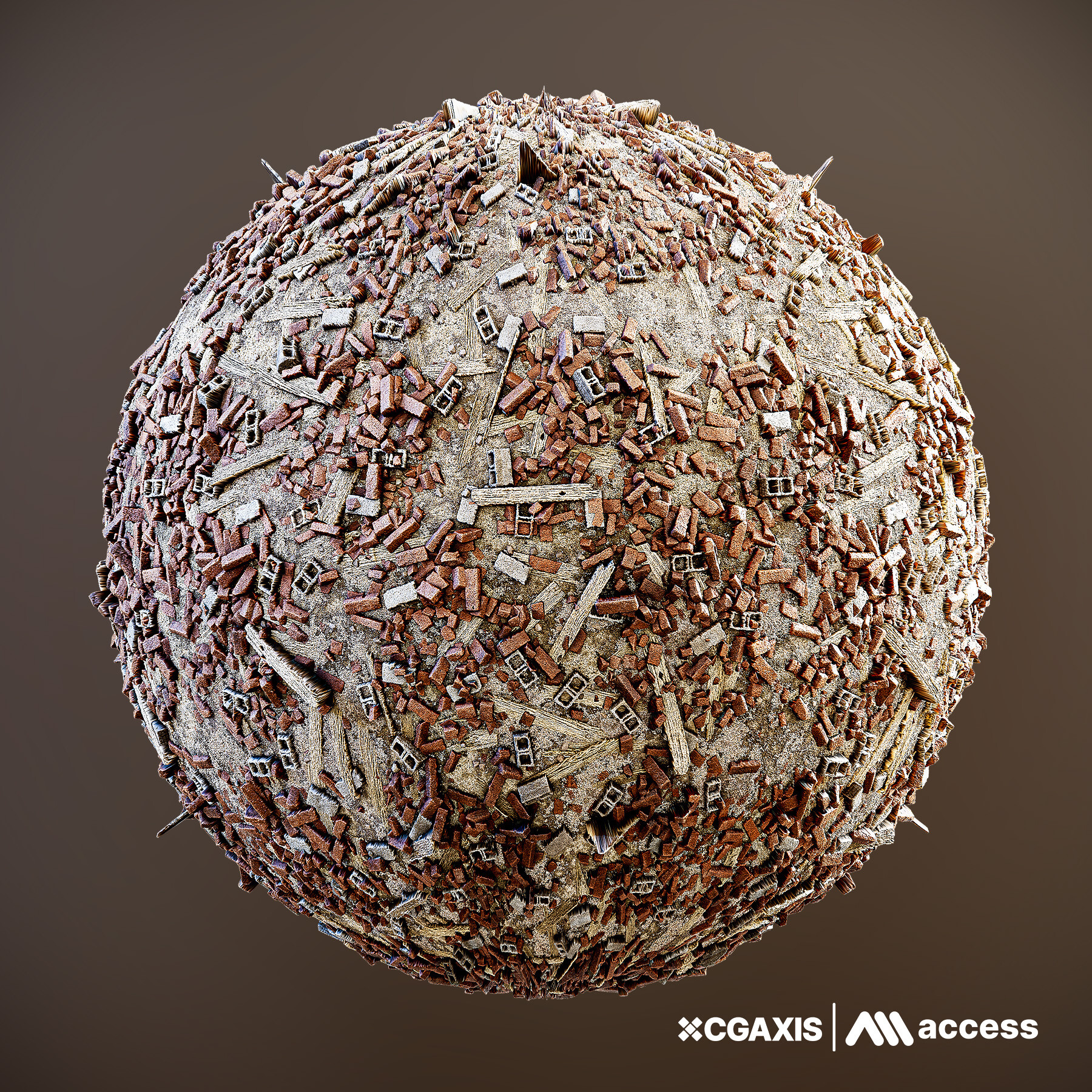 rubble texture pbr