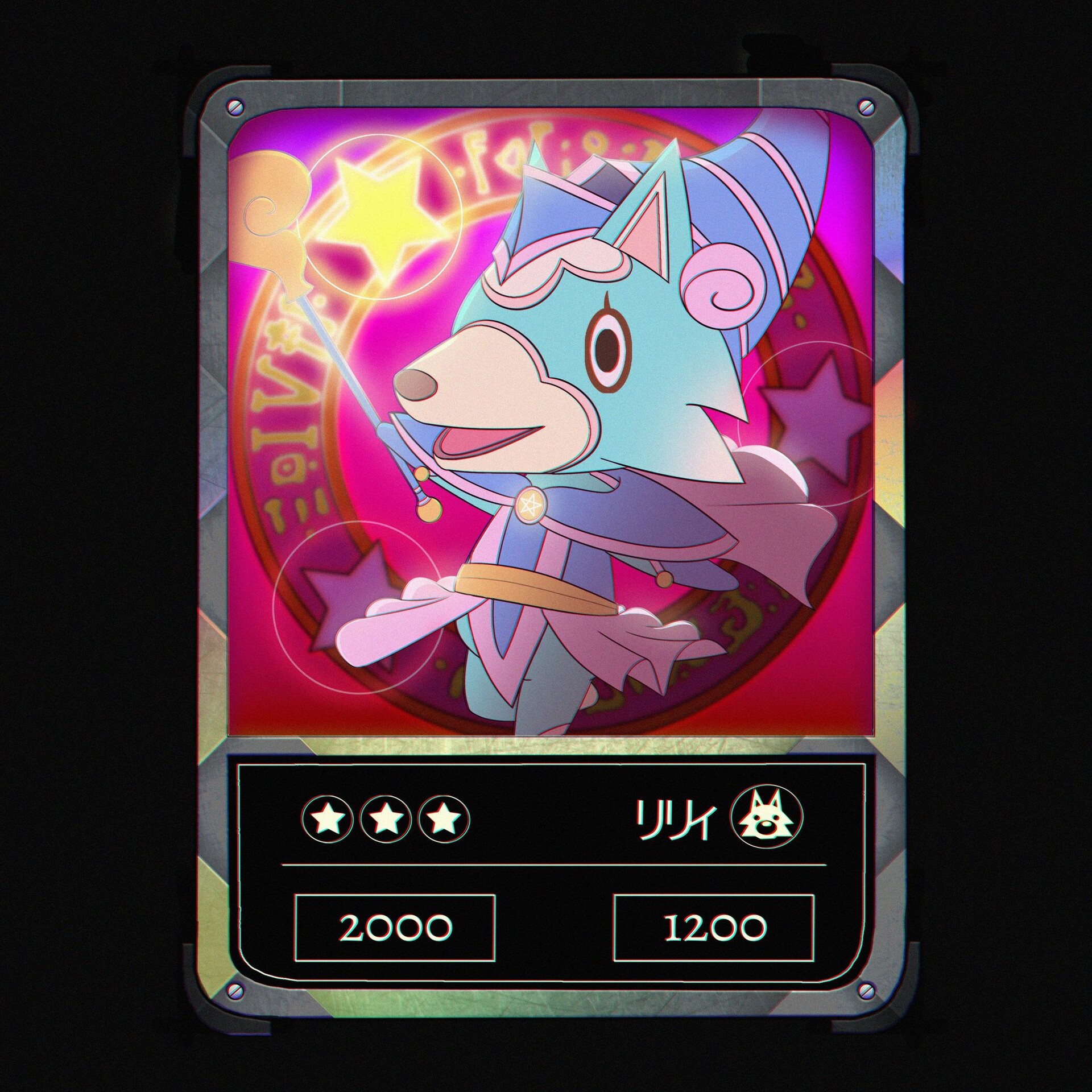 ArtStation - Animal Crossing x Yu-gi-Oh!-Dark Magician Girl