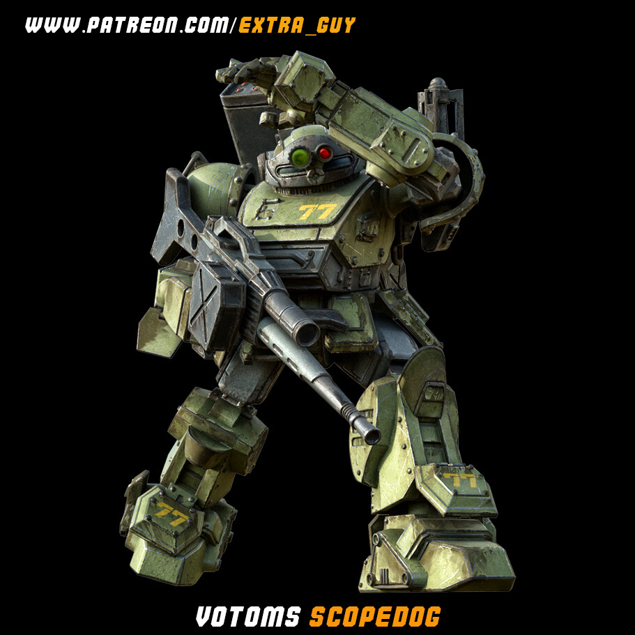 ArtStation - Votoms Scopedog