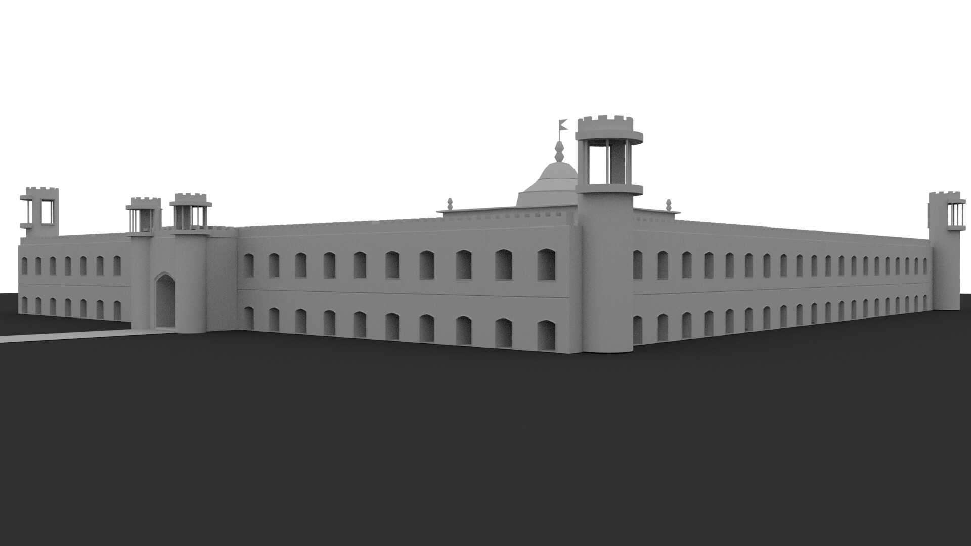 ArtStation - Fort 3D Model