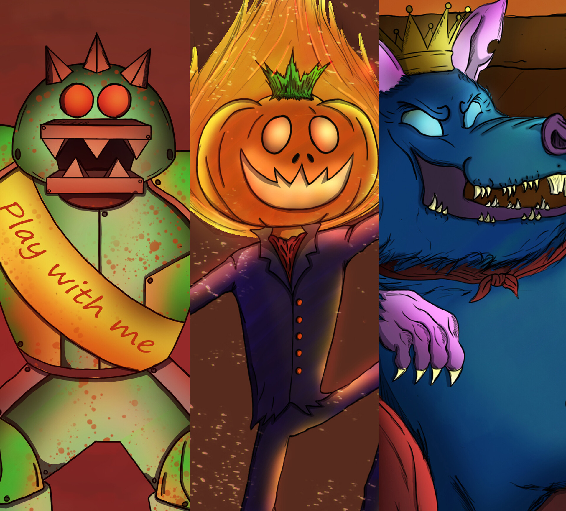 ArtStation - Nightmare characters