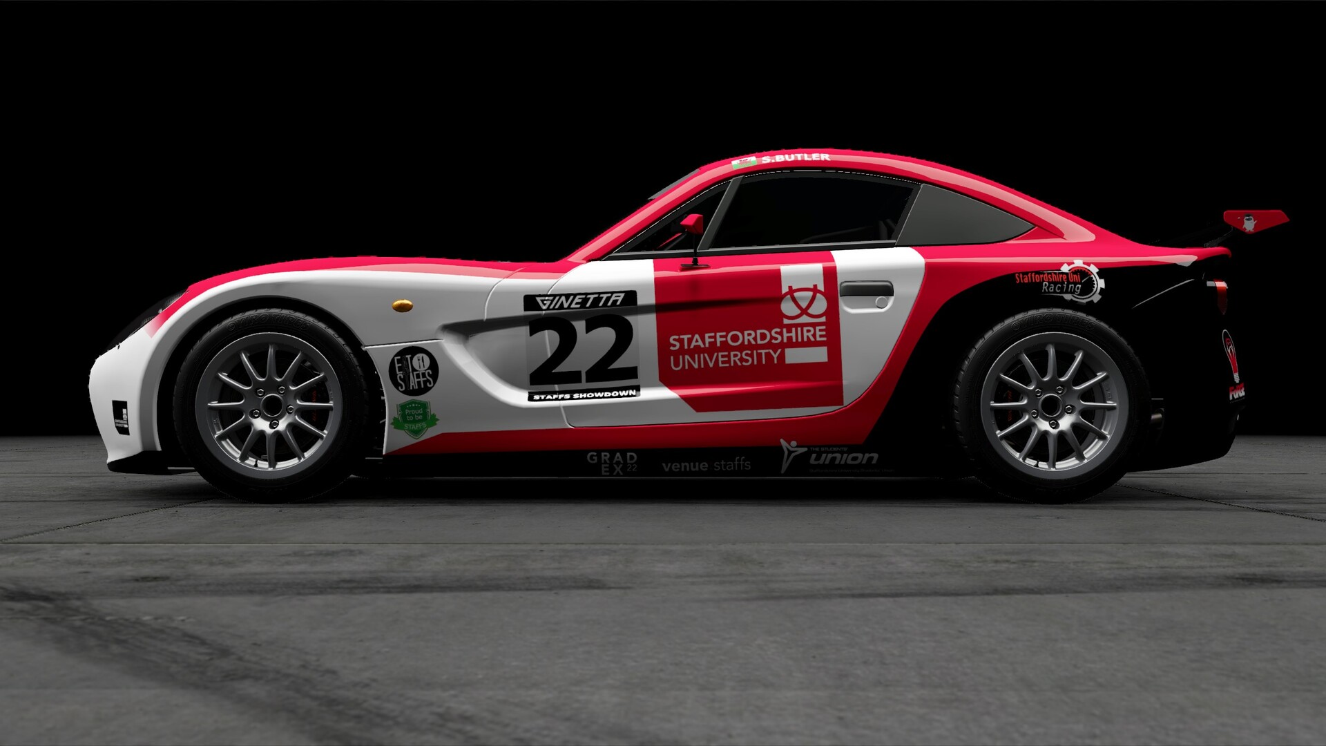 ArtStation - Staffordshire University Ginetta G40 Junior Livery Design ...