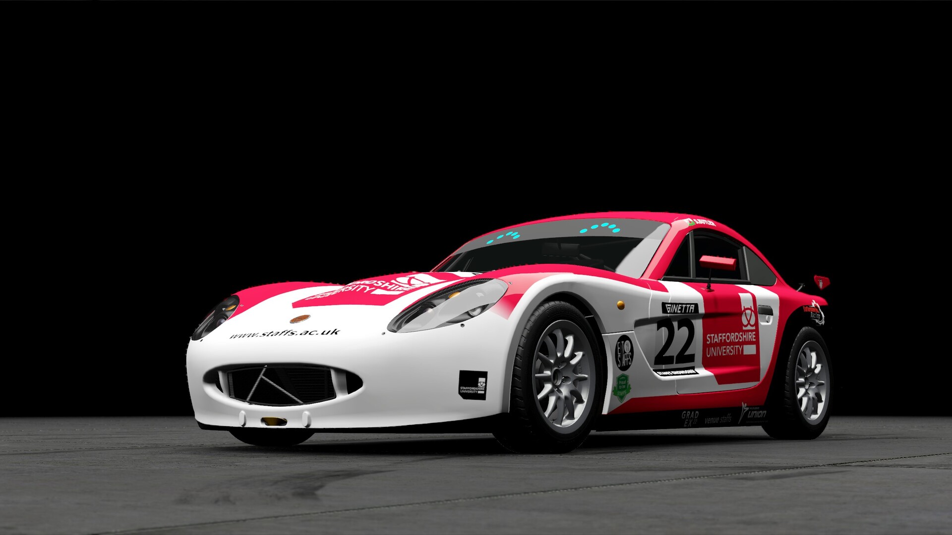 Stuart Butler - Staffordshire University Ginetta G40 Junior Livery ...