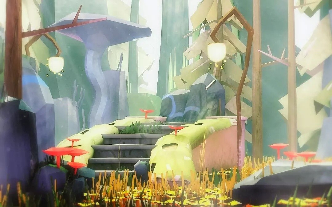 ArtStation - low poly concept