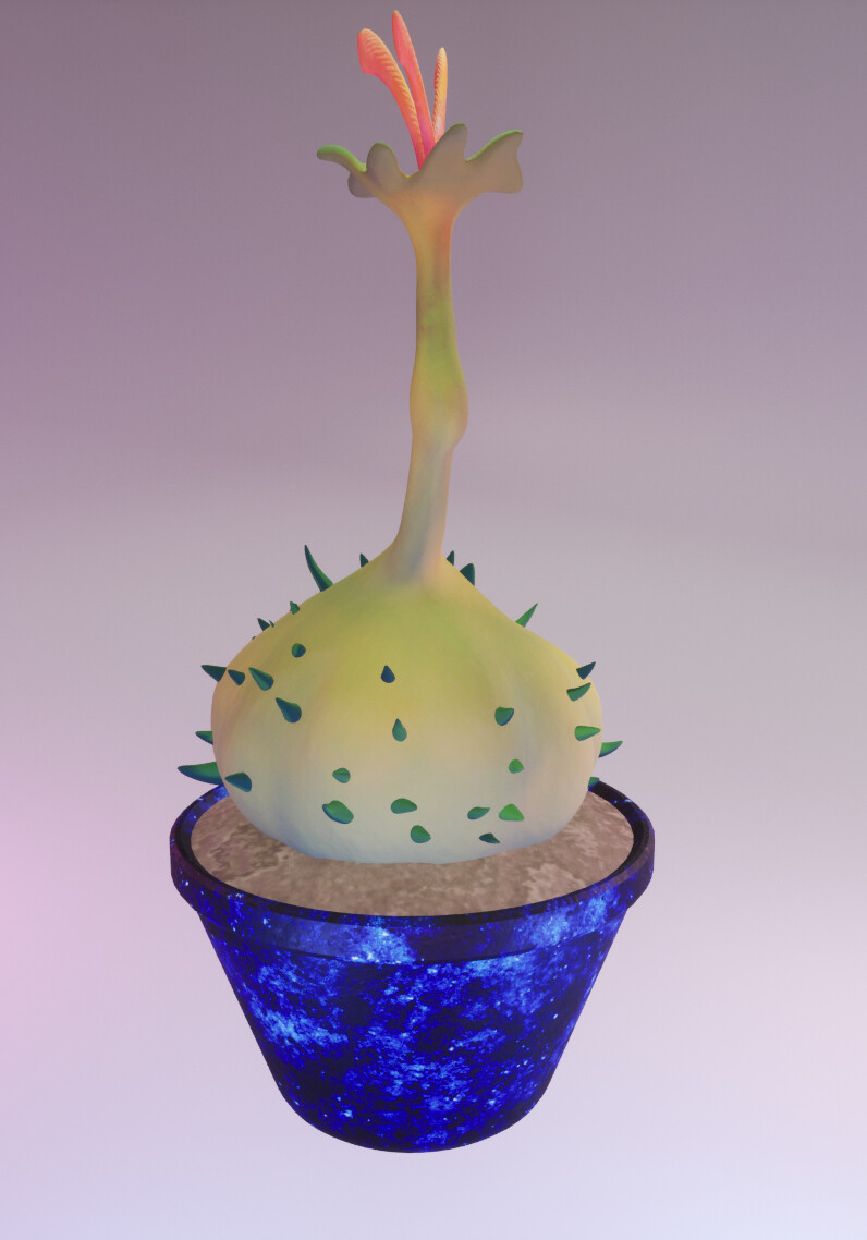 ArtStation - Alien Cactus