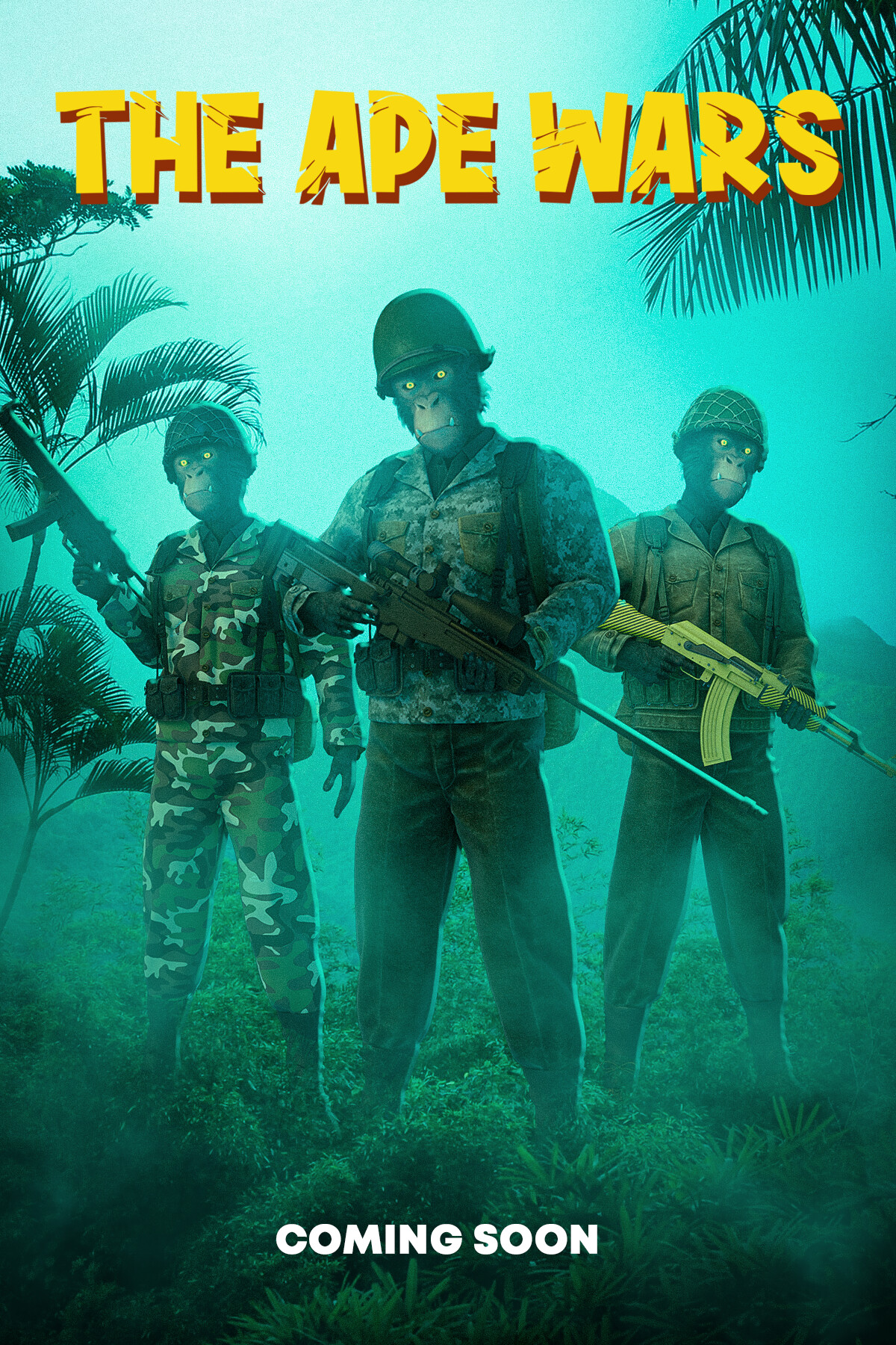 ArtStation - The Ape Wars NFT teaser poster