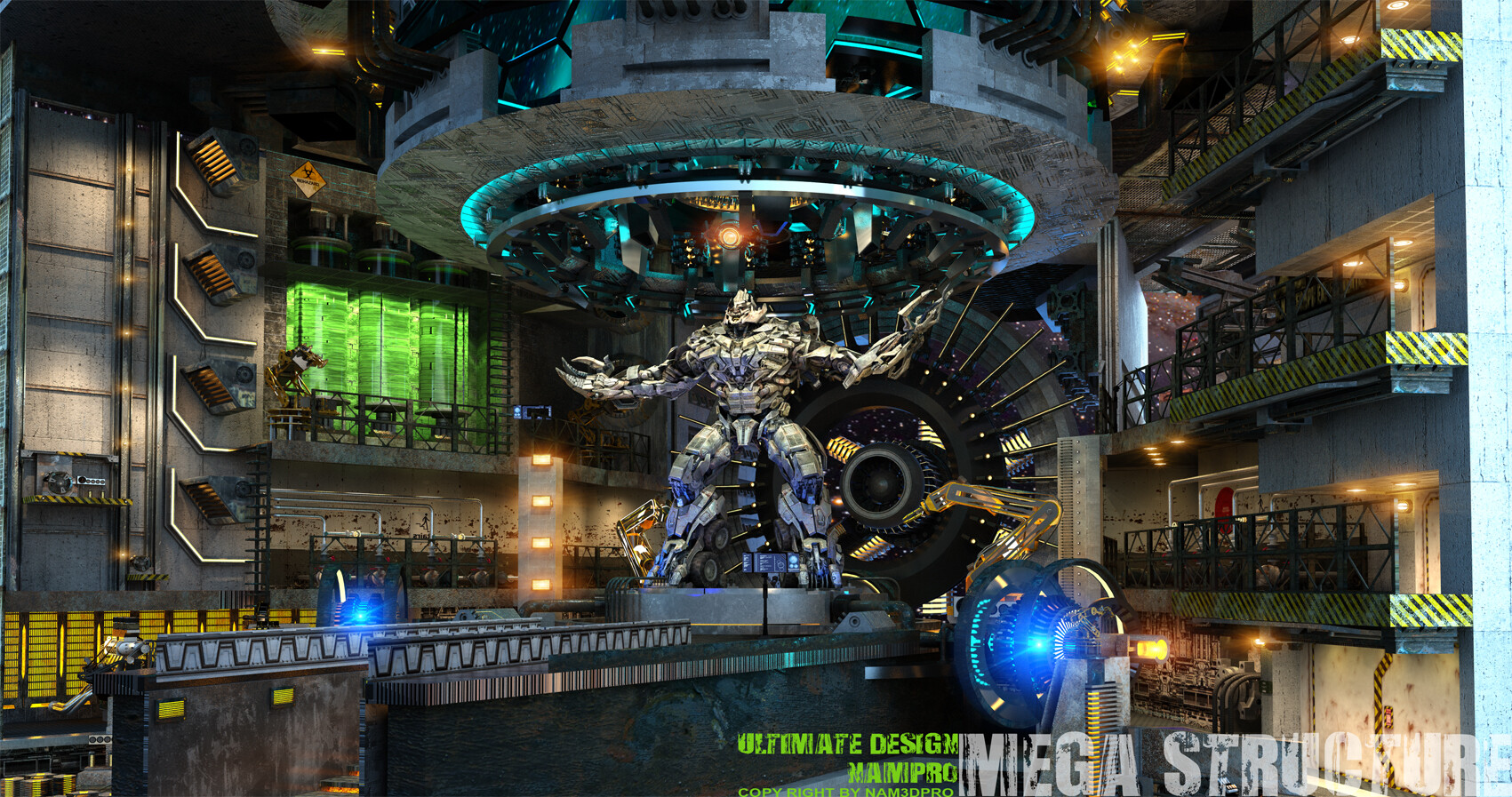 ArtStation - THE FACTORY- SCIFI ARTWORK