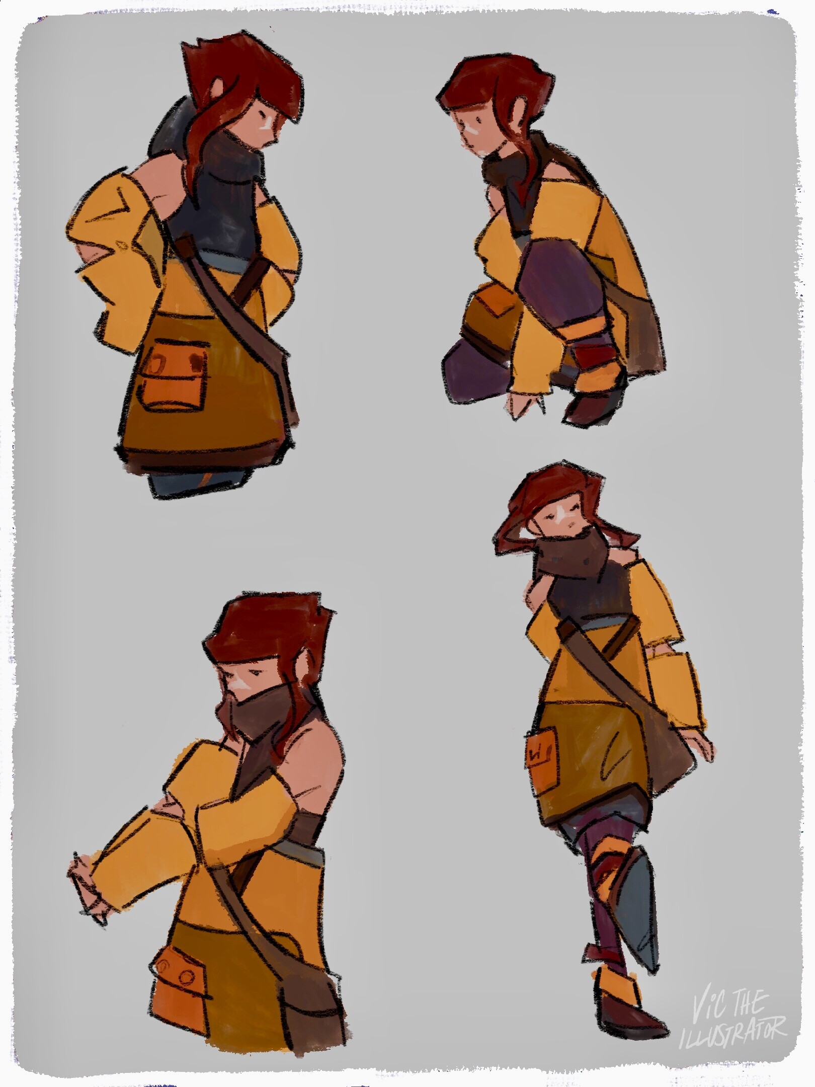 ArtStation - Ahdia Poses