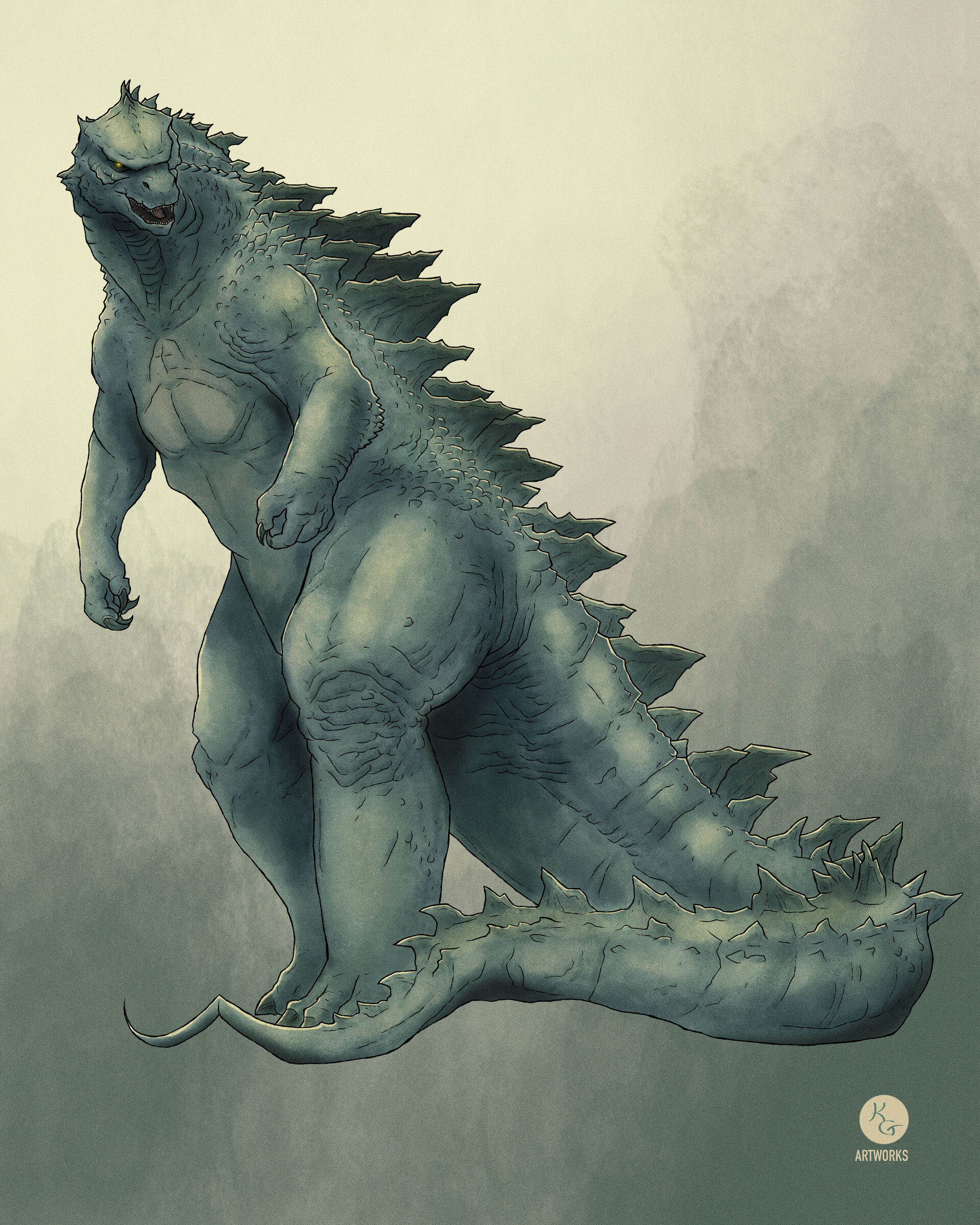 godzilla 2014 concept