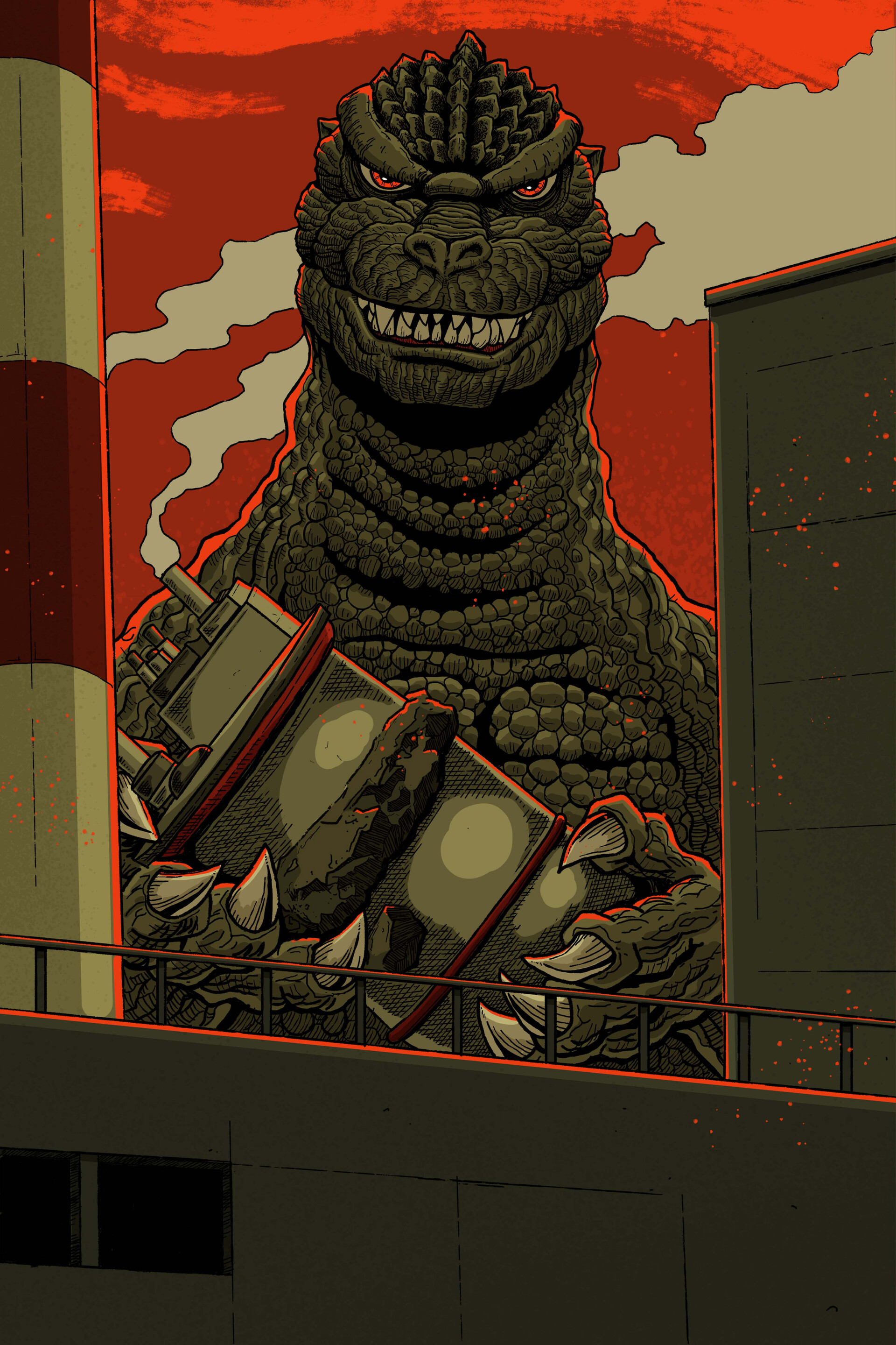 Godzilla 1985 Wallpaper