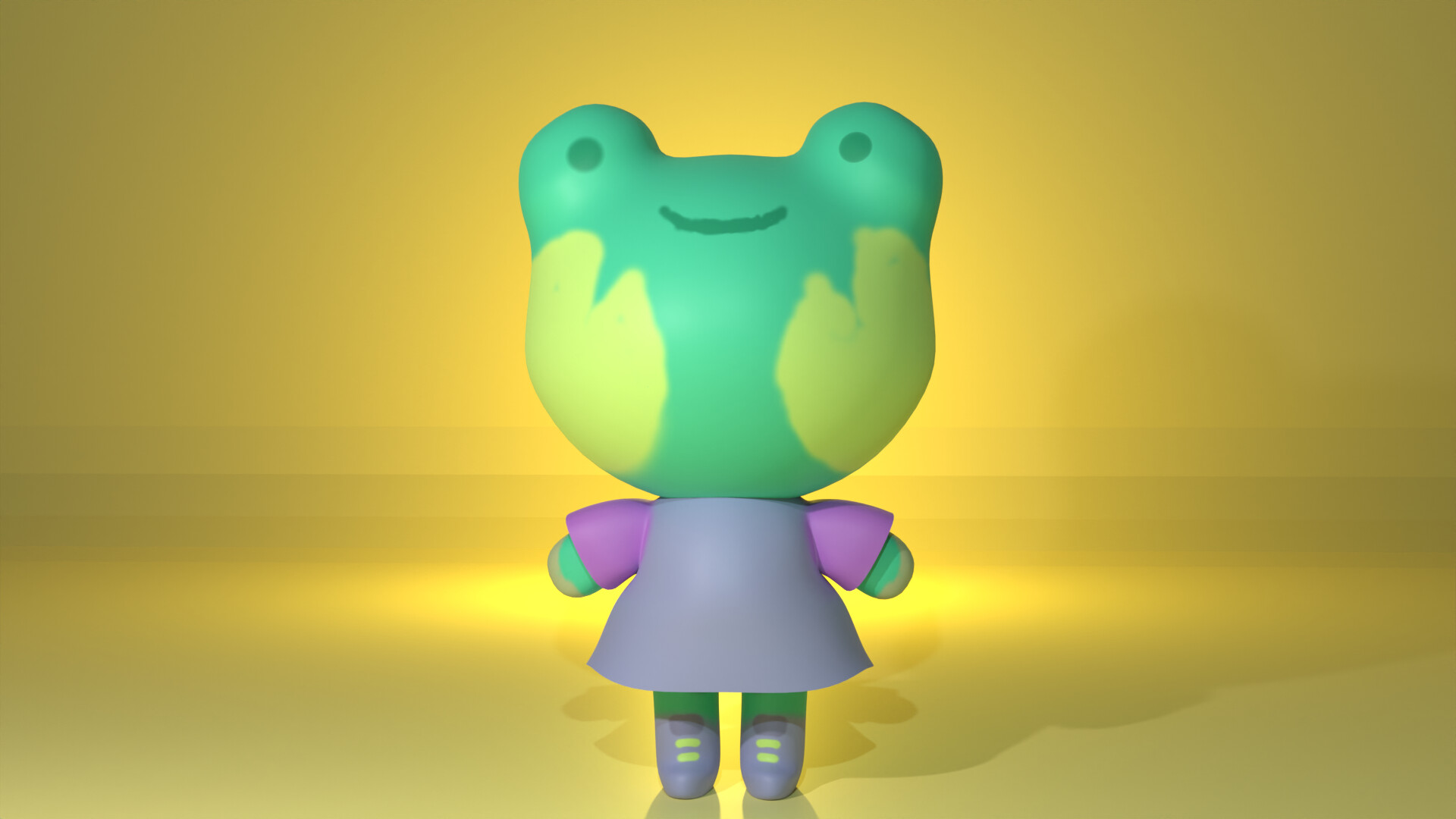 ArtStation - 3d froggy