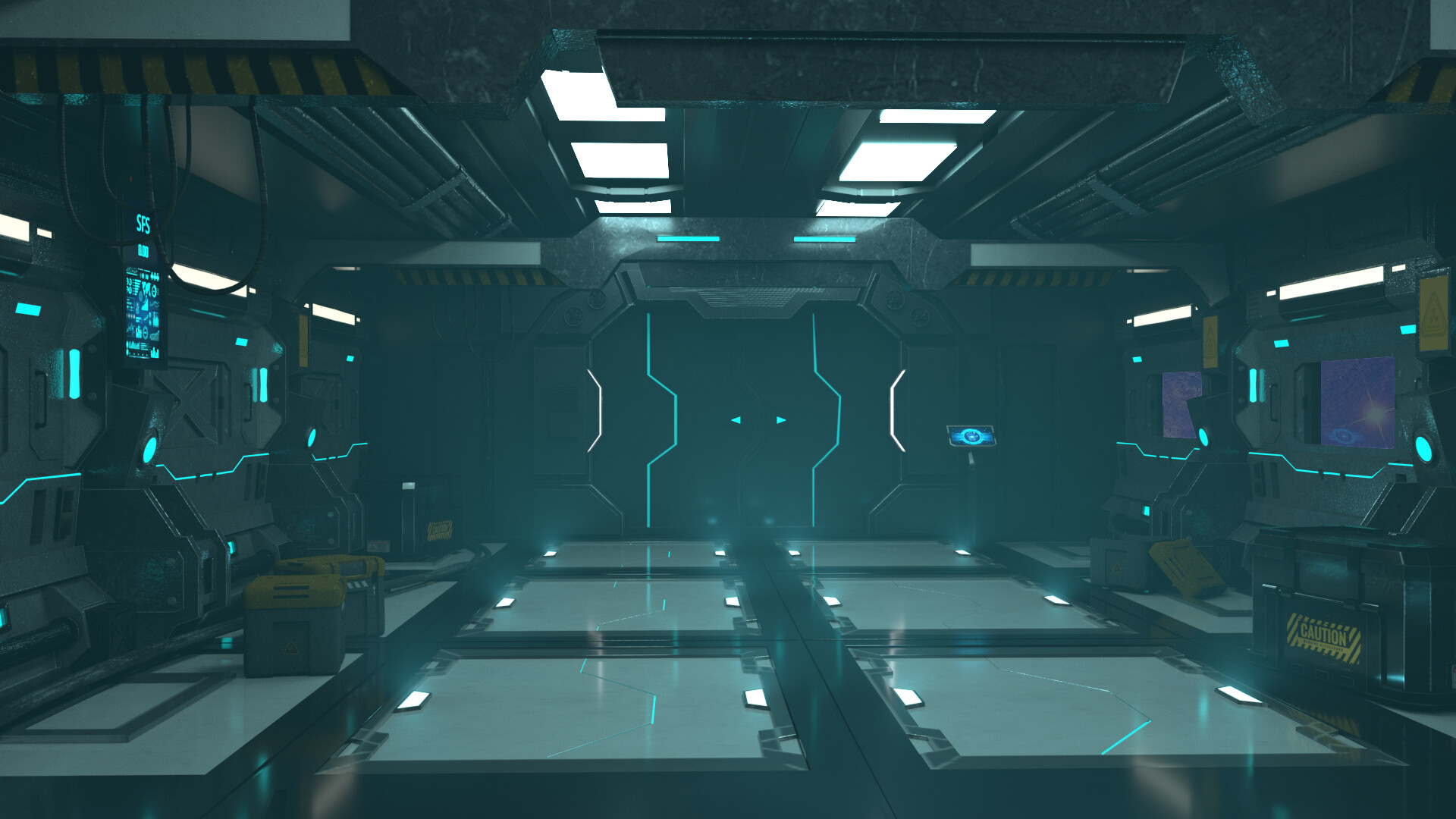 ArtStation - Scifi_Corridor_3D_Environment