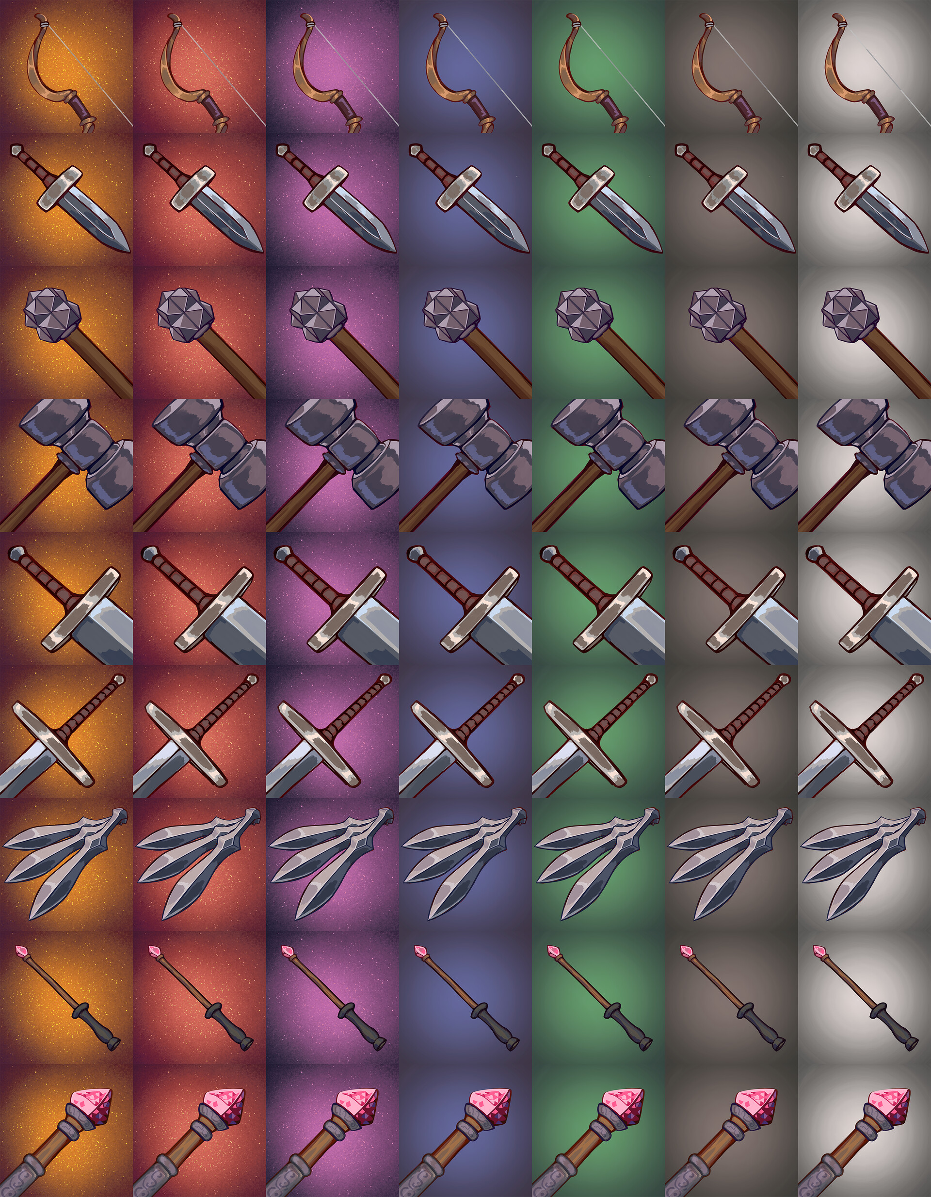 ArtStation - Weapon Icons