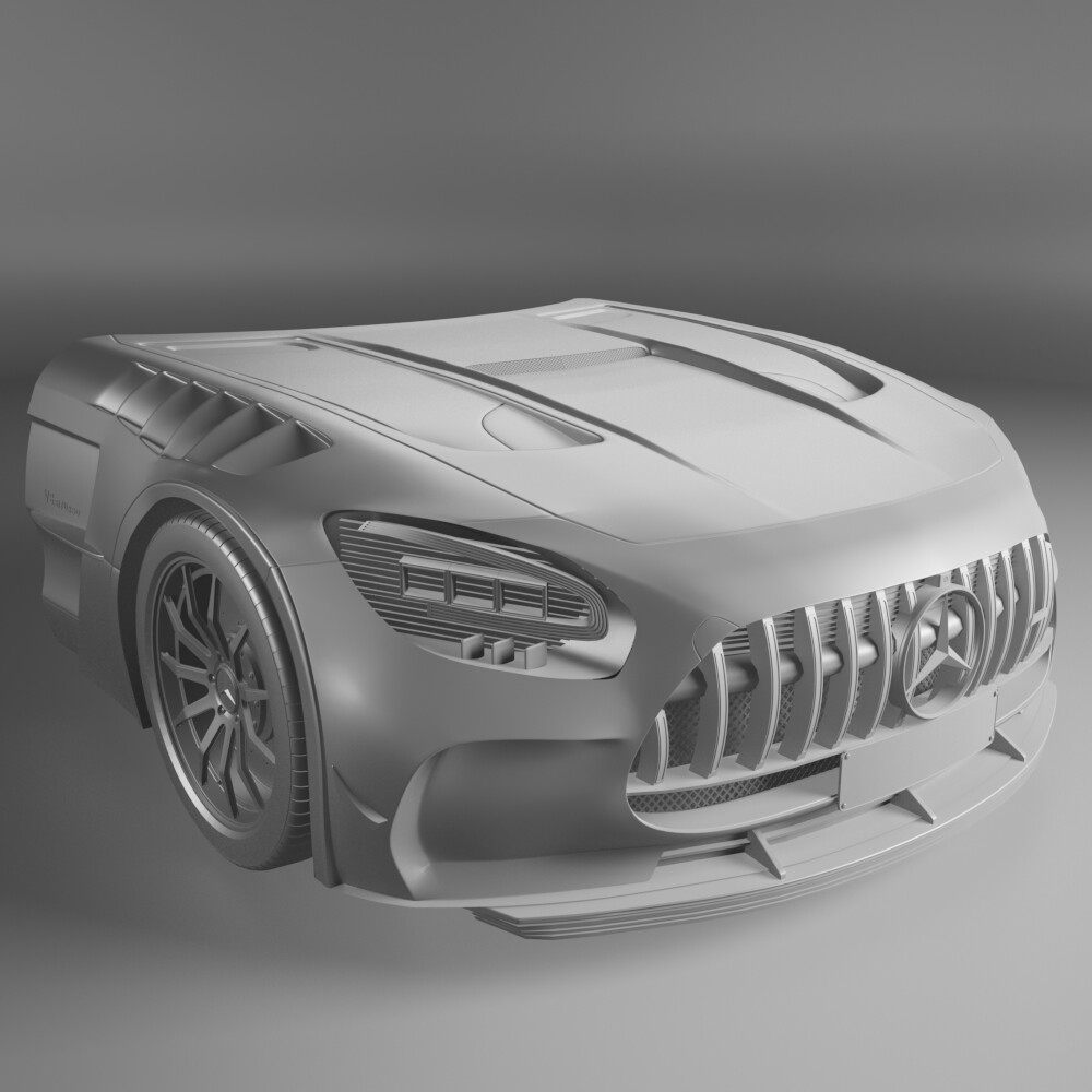 ArtStation - Mercedes-AMG GT - 3D MODEL