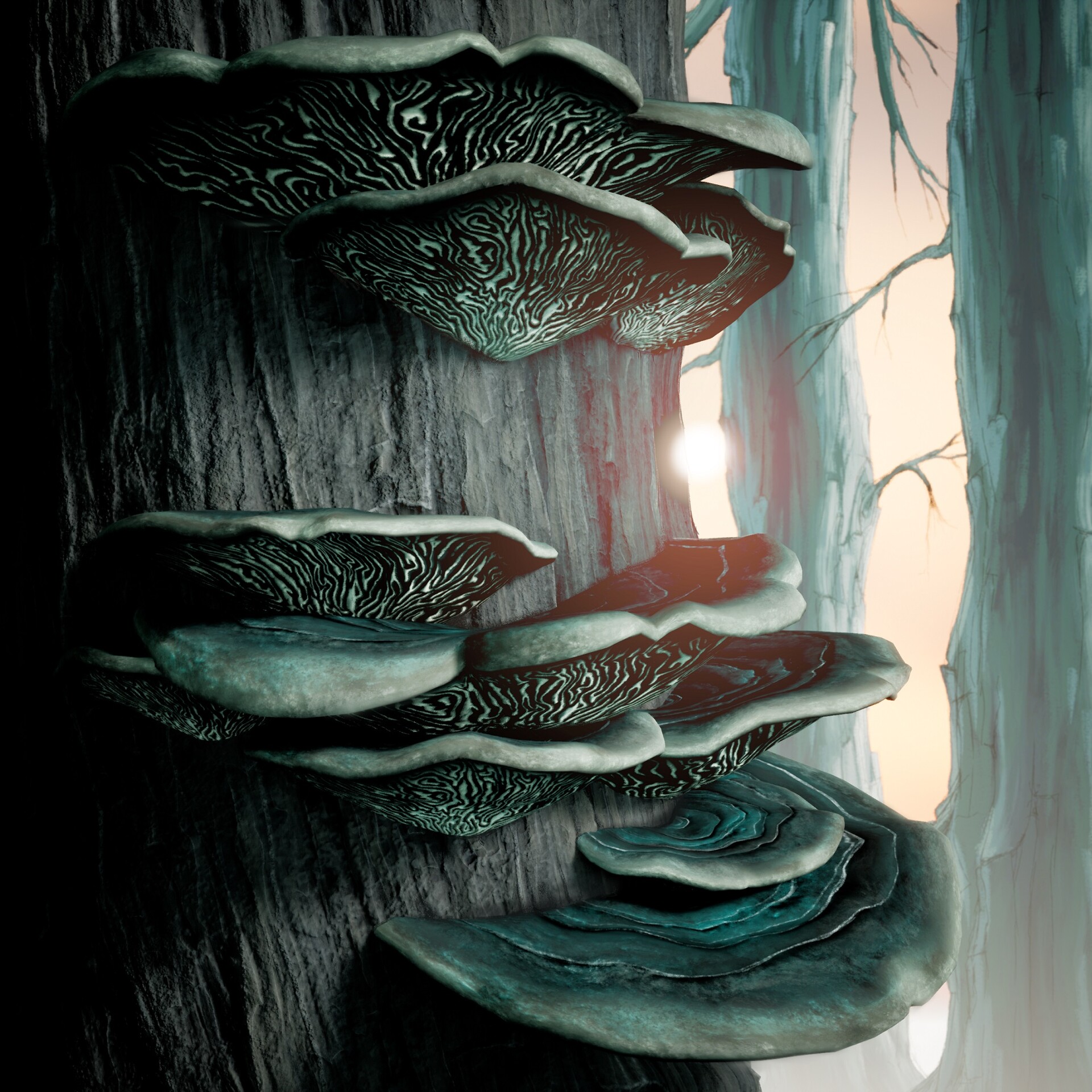 ArtStation - Tree Fungus