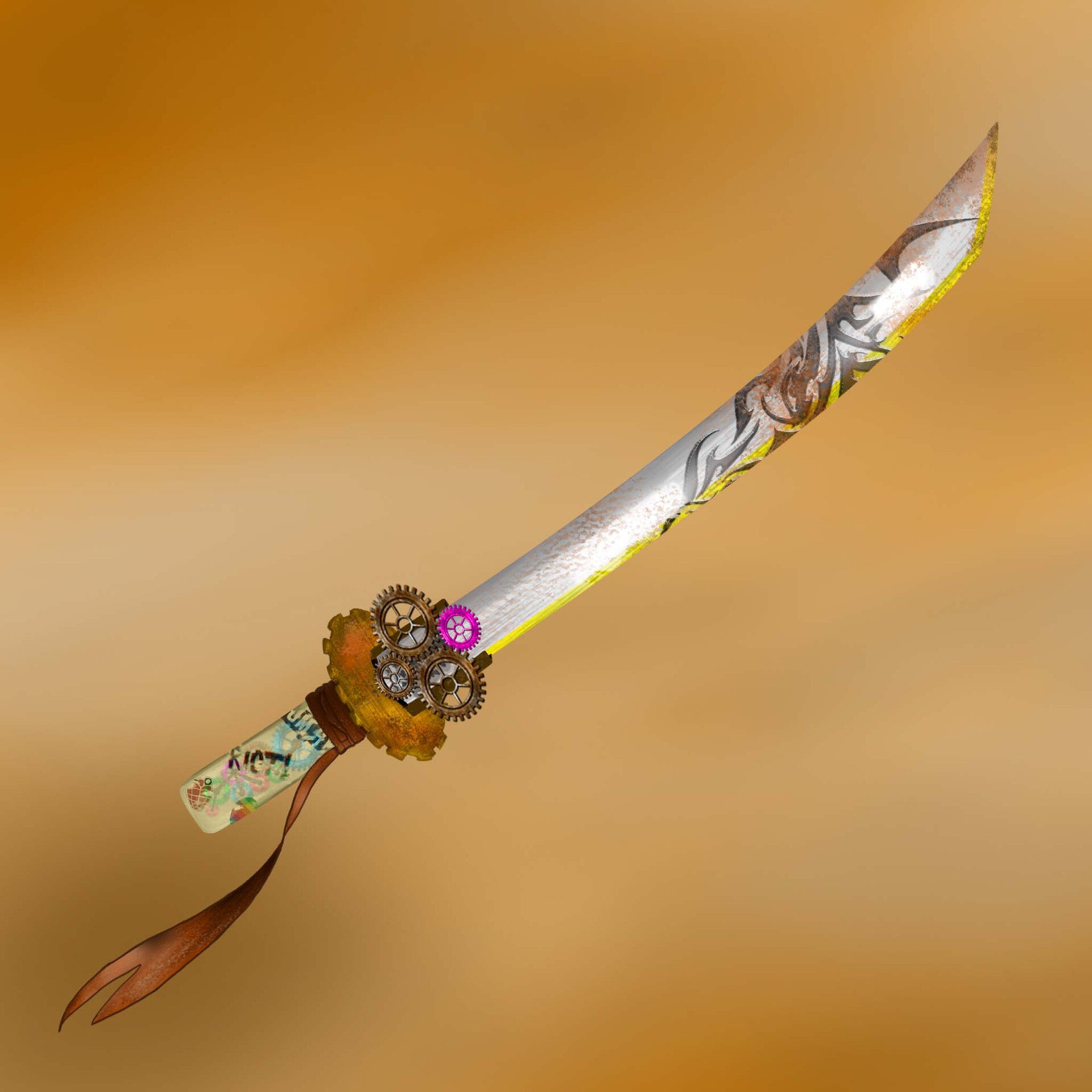 ArtStation - Prop Design (Katana 3D Model) | School Work