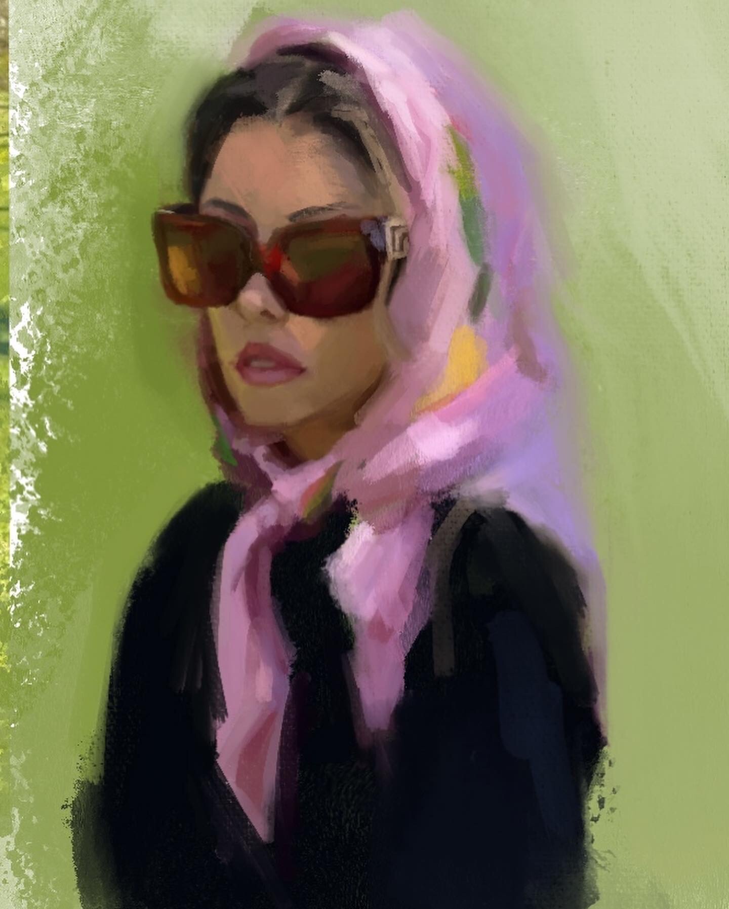 ArtStation - Sunglasses & Scarf