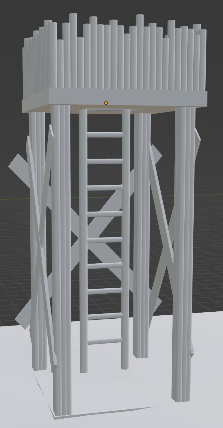 Anas Karimo - 3D model fantasy castle