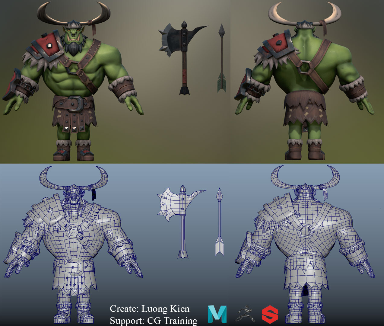 ArtStation - Orc Warcraft