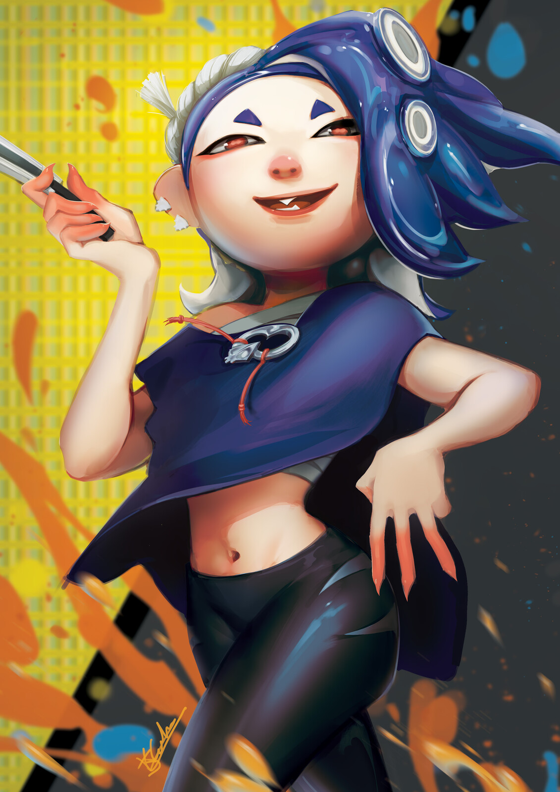 Kai Cockburn - Deep Cut Splatoon 3 Fanart