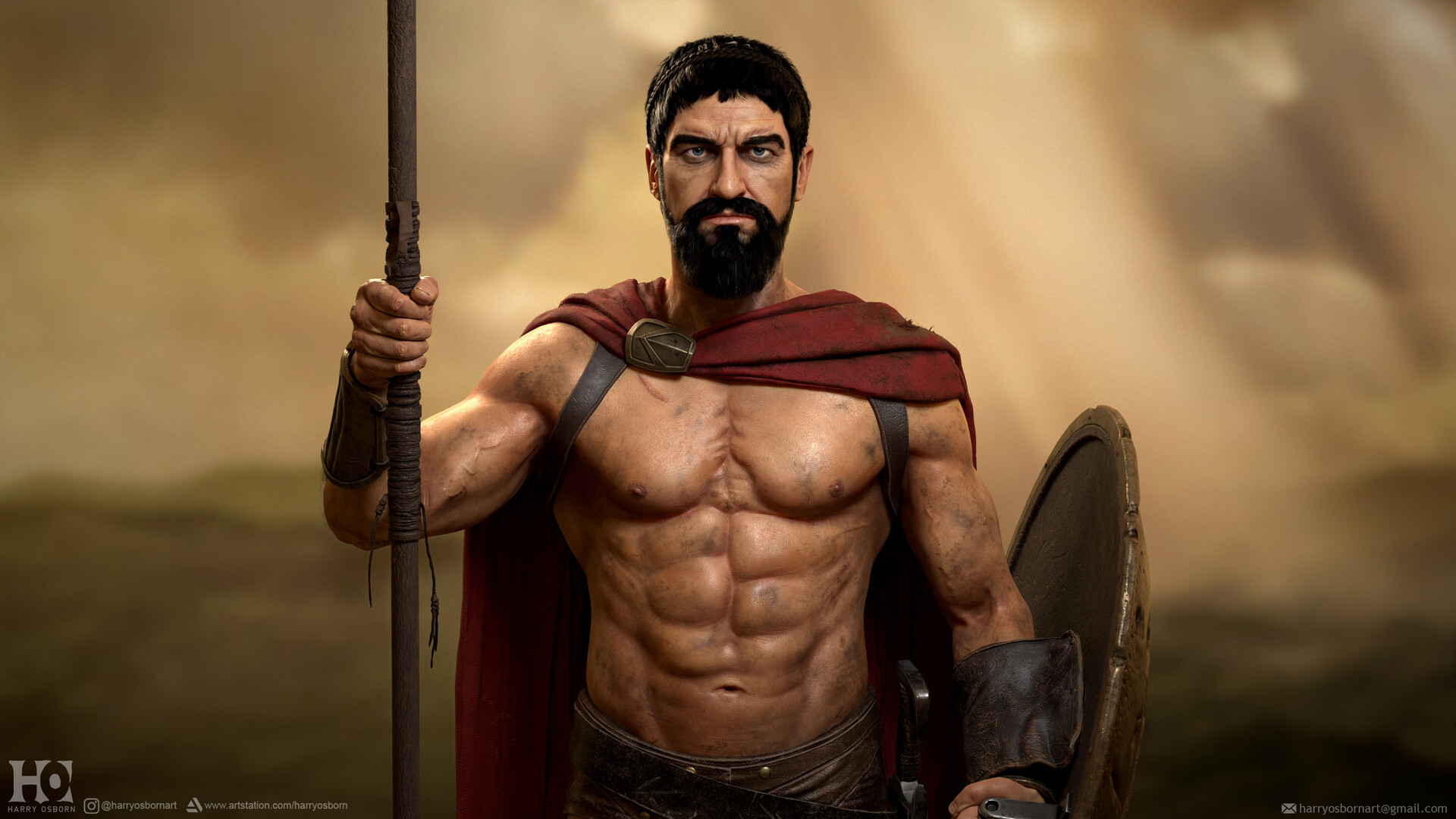 300 Gerard Butler Body