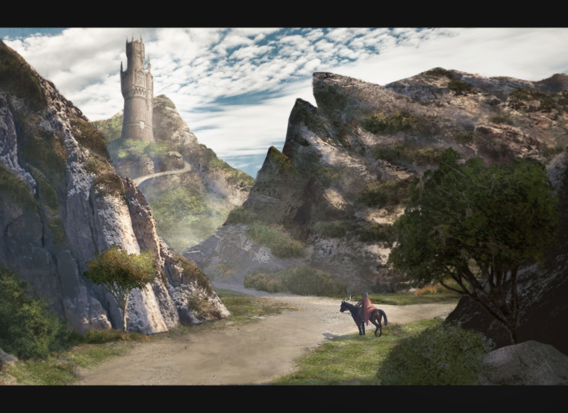 ArtStation - Matte Painting Environment and some enviro studies