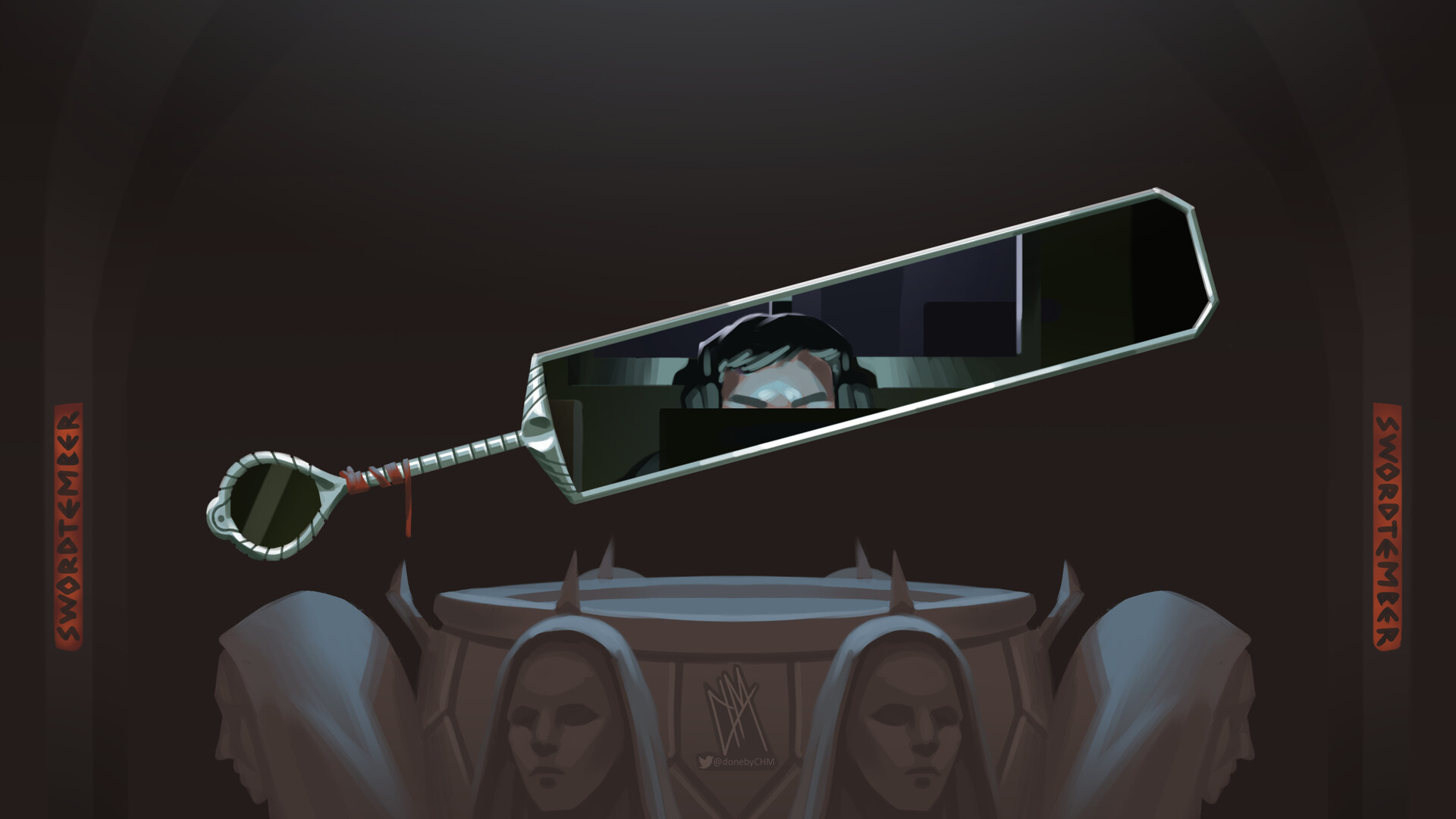 ArtStation - Mirror sword - Day 7 - Narcissus' Wish