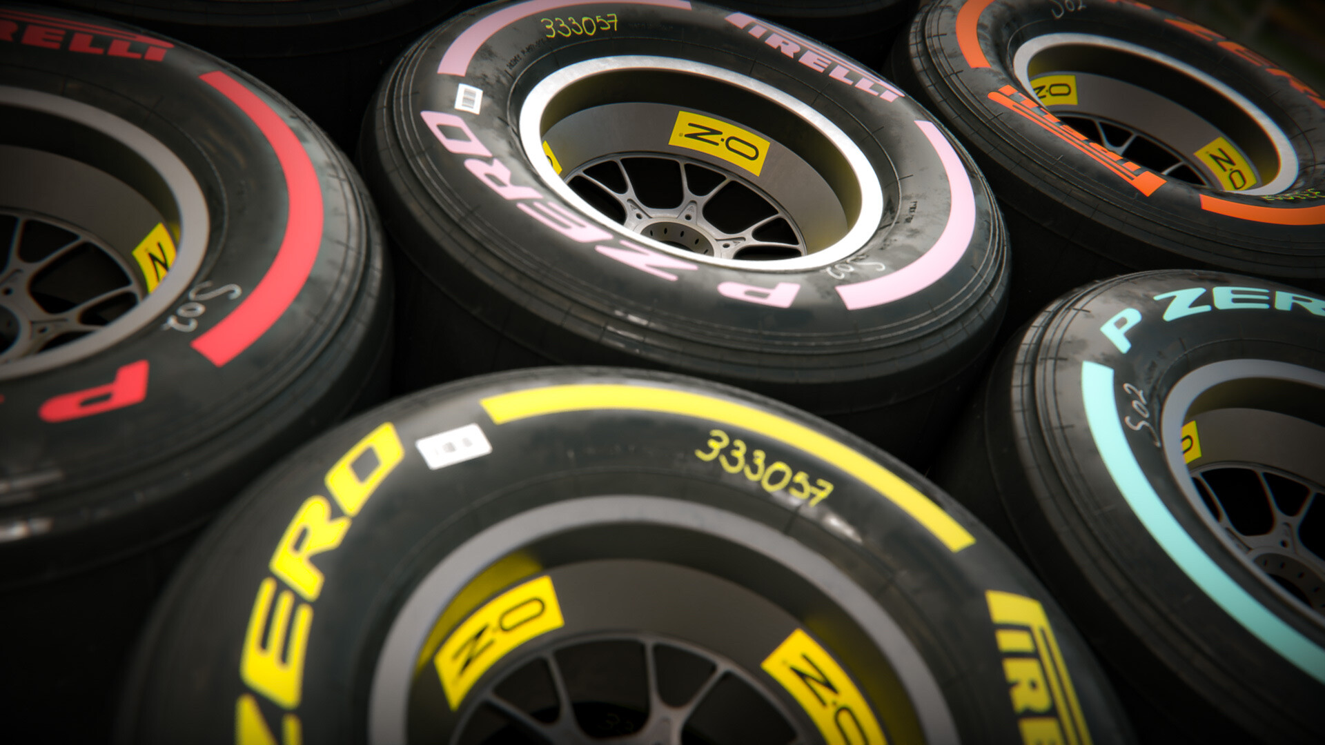 ArtStation - F1 Tyre with degradation