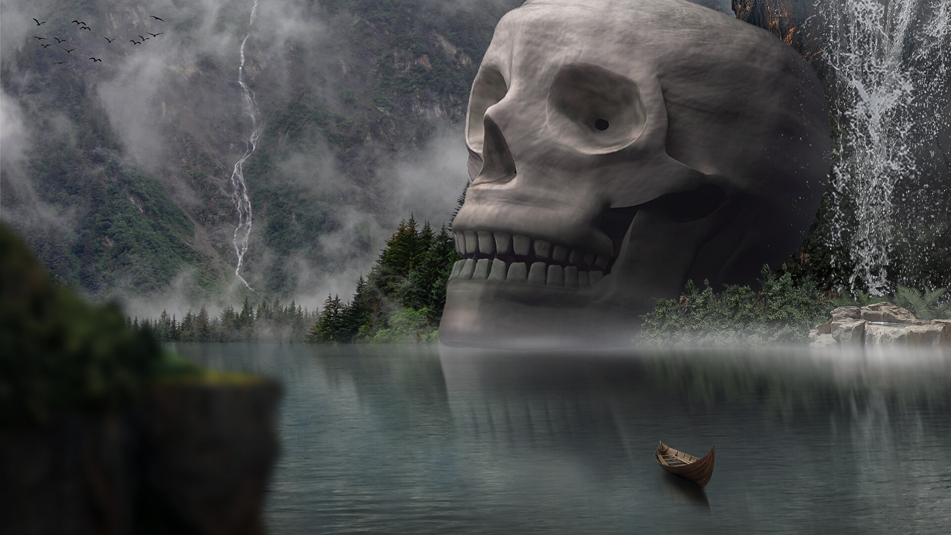ArtStation - SKULL MATTE PAINTING