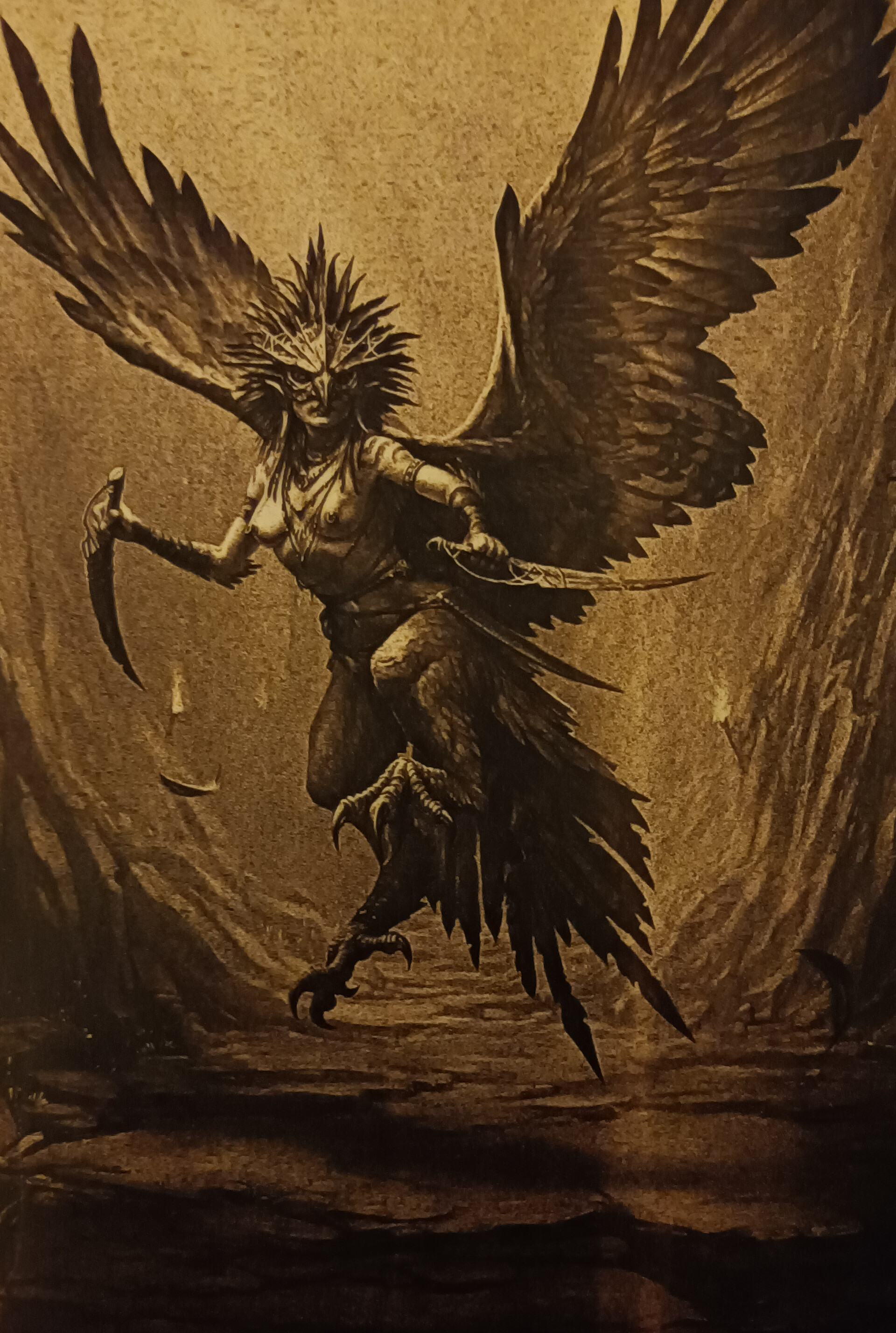 ArtStation - Harpy from HoMM3