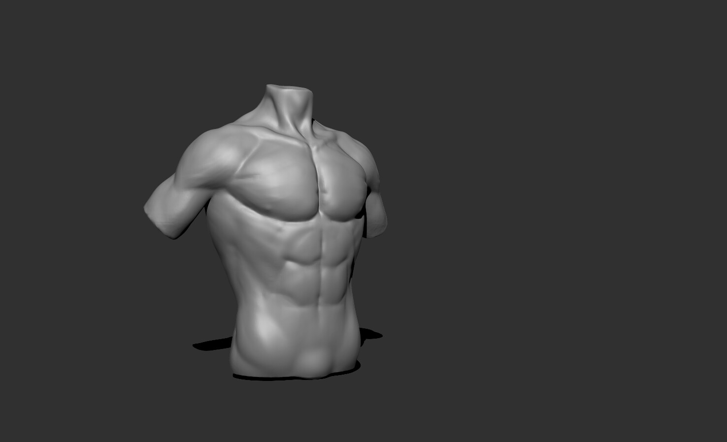 ArtStation - Upper Torso Anatomy Study
