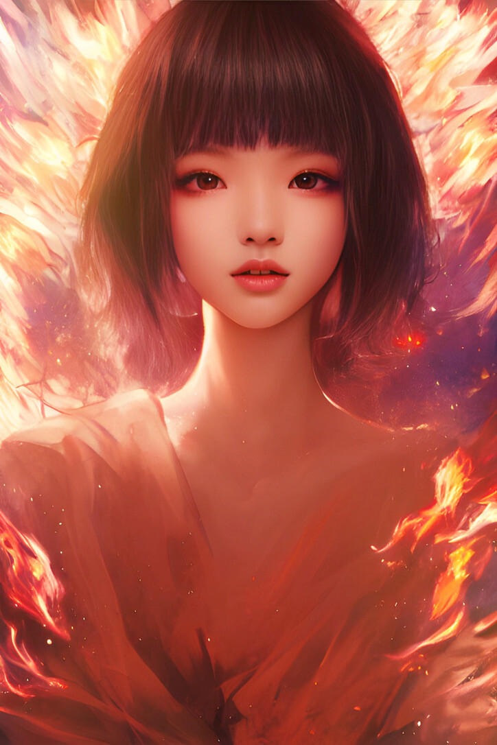 ArtStation - Goddess of Flame v01