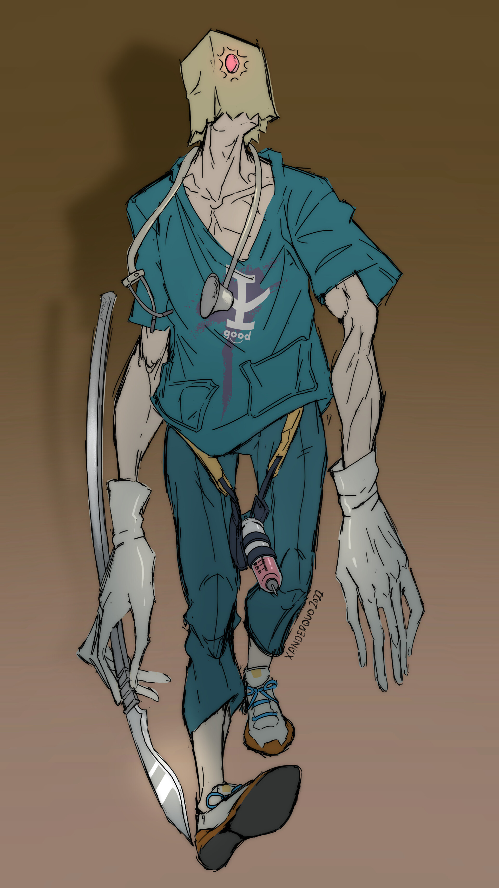 ArtStation - Guilty Gear Strive Faust Art