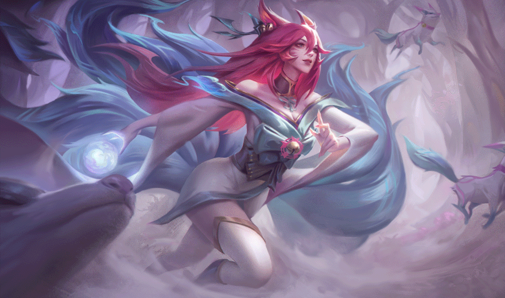 閃時 - Spirit Blossom Ahri FANART