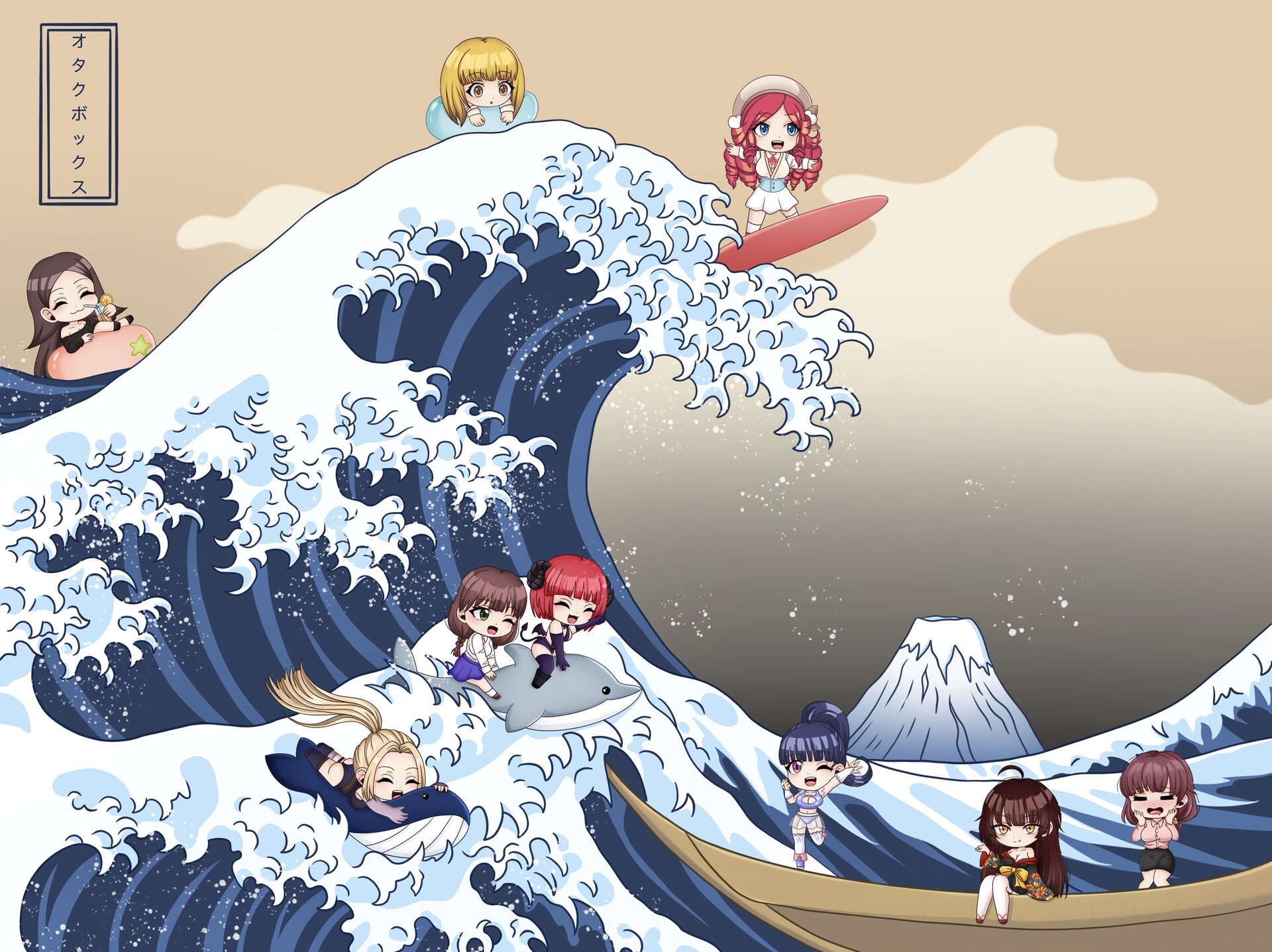 ArtStation - Fanart Kanagawa Wave