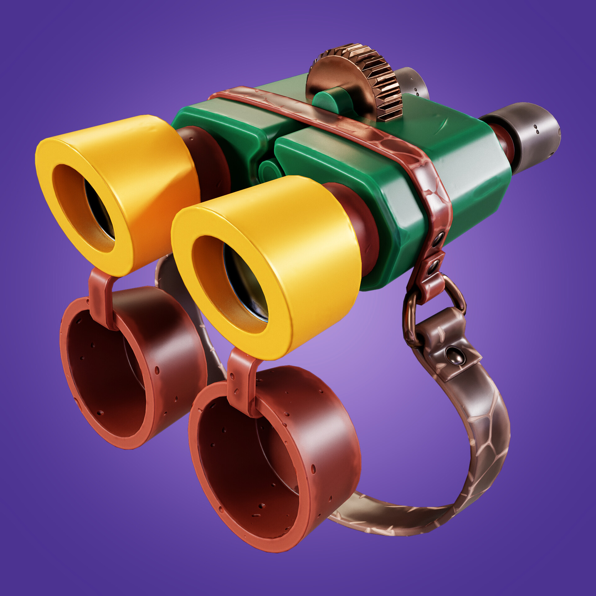 ArtStation - Stylized Binoculars Game Ready 3D Model