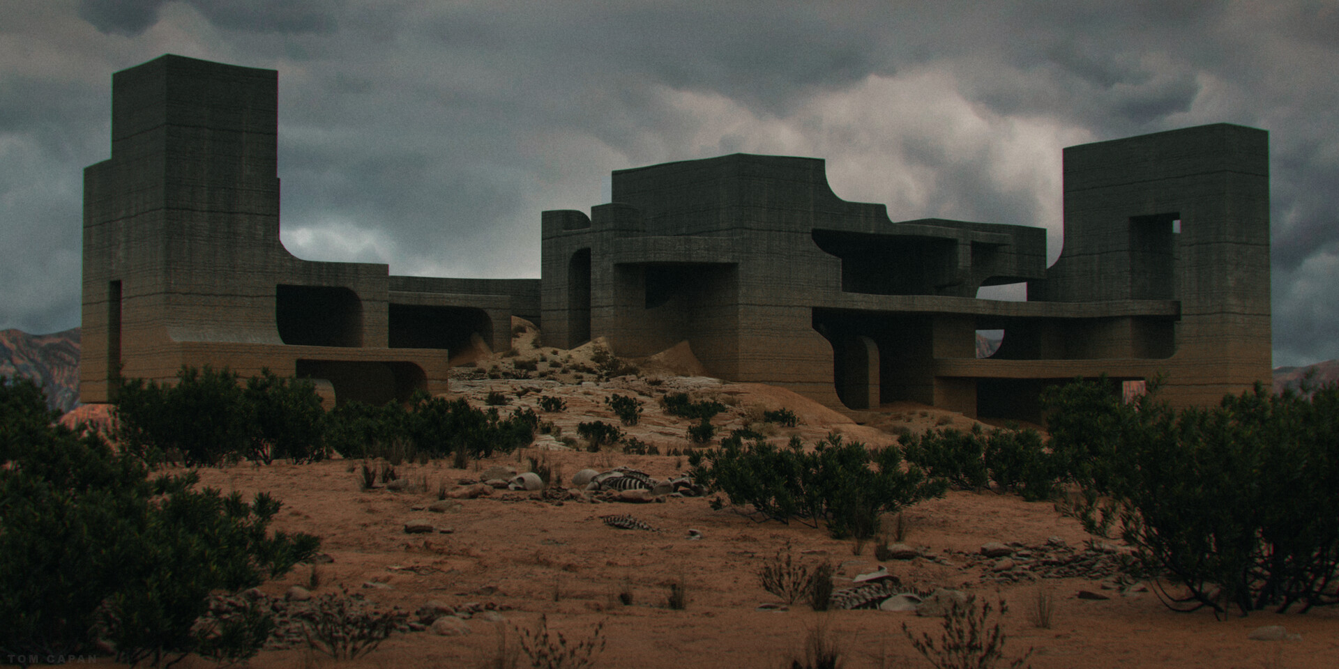 Mausoleum, by Tom Capan : r/ImaginaryArchitecture