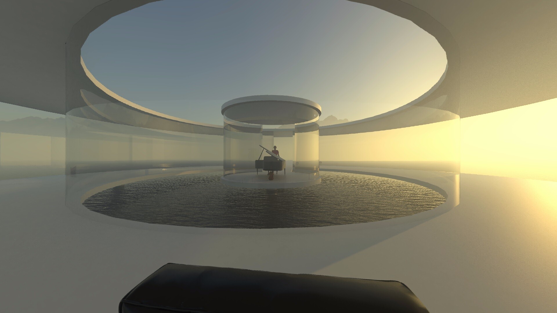 ArtStation - Architecture for the Metaverse Piano VR Utopia