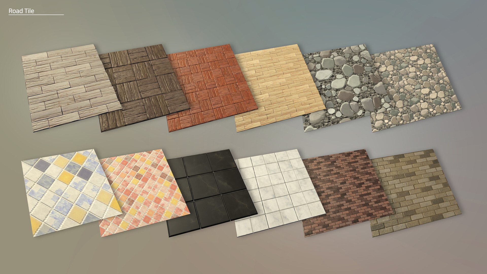 ArtStation - Road Tile