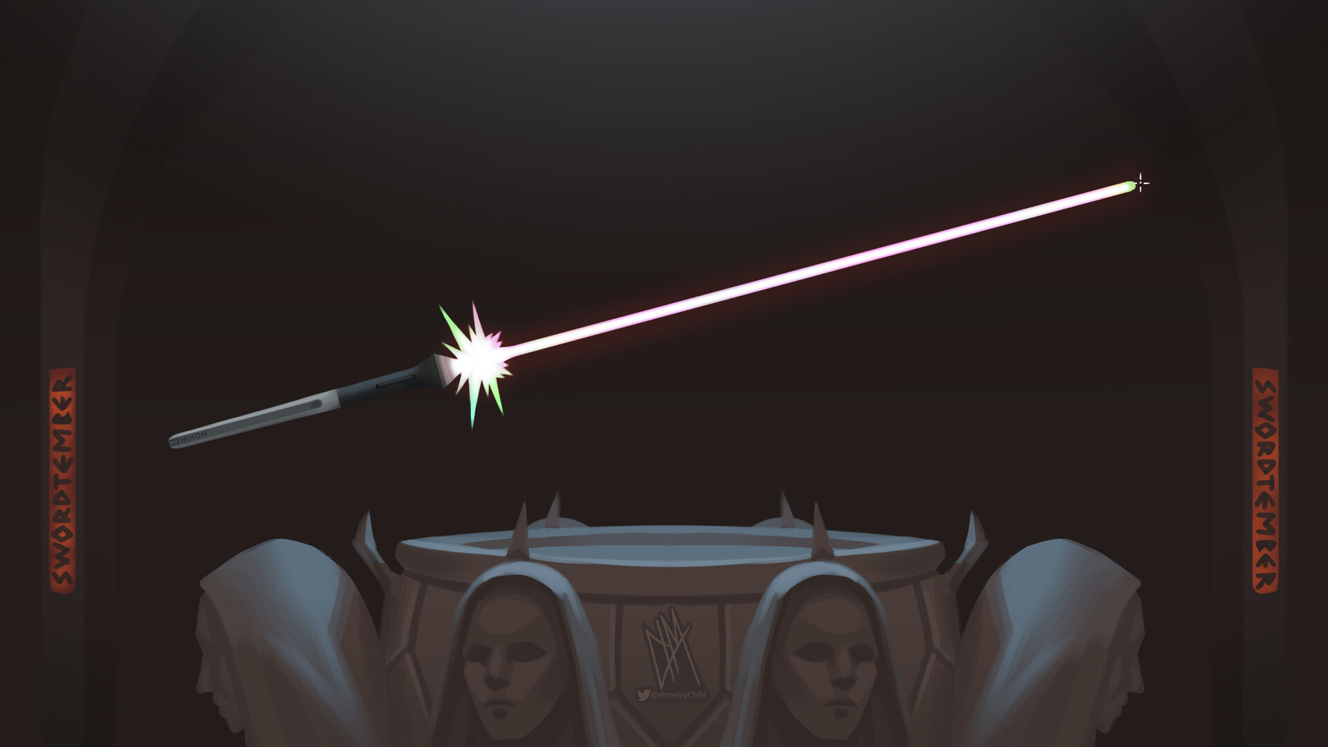 ArtStation - Hidden sword - Day 13 - Secret brush